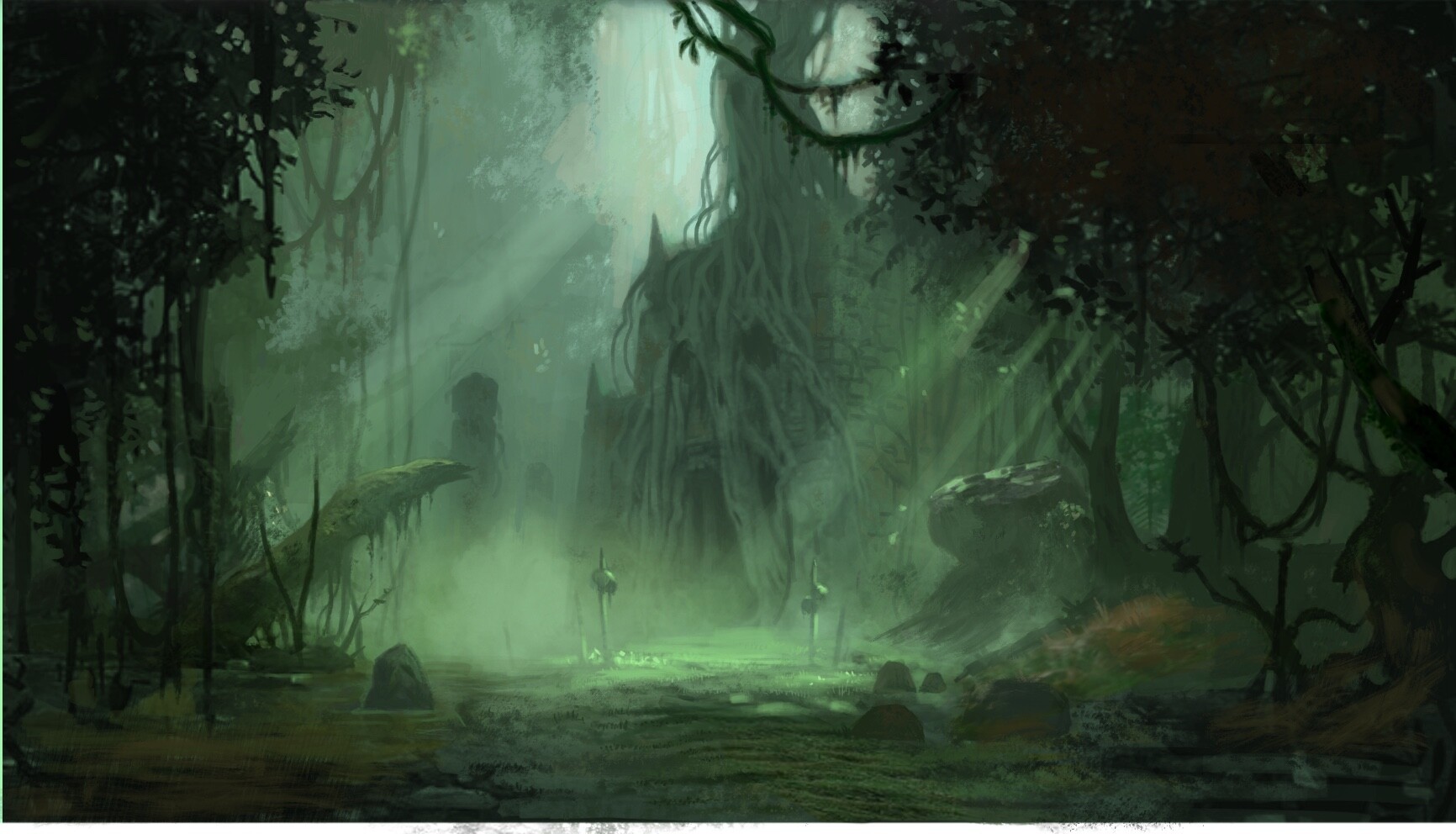 ArtStation - Old environment study