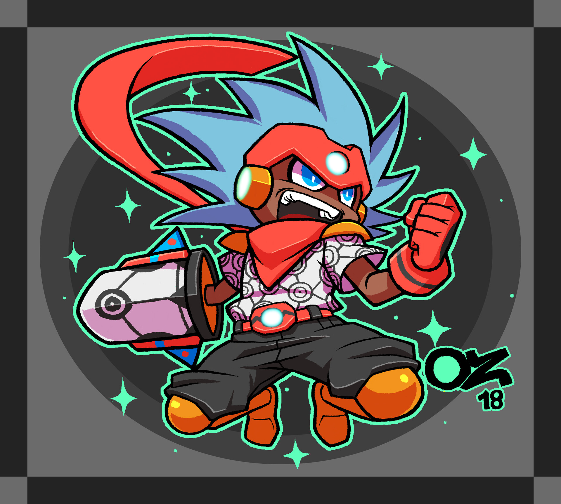 ArtStation - Random Character 002 - ROCKET