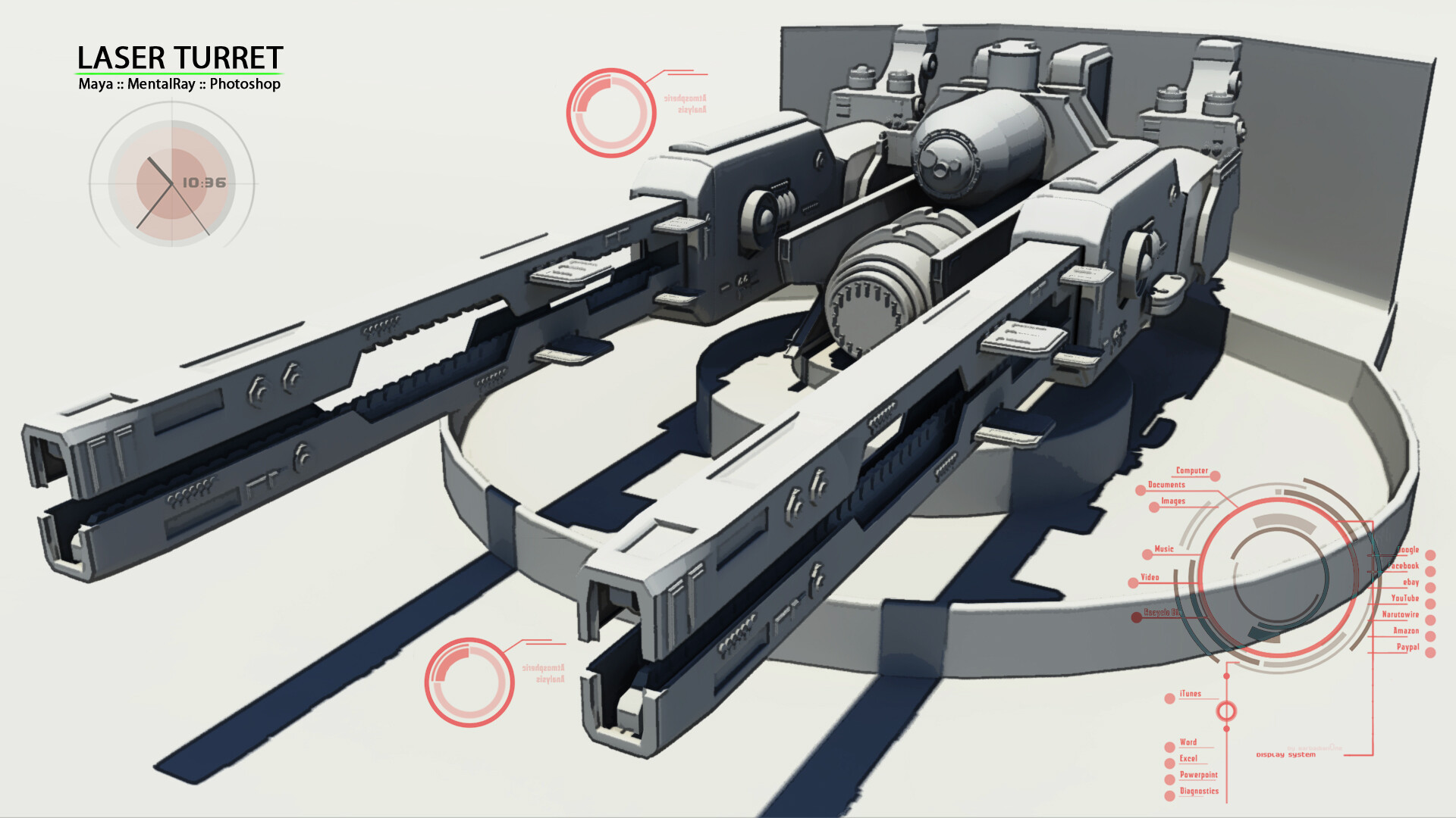 ArtStation - Laser Tourret