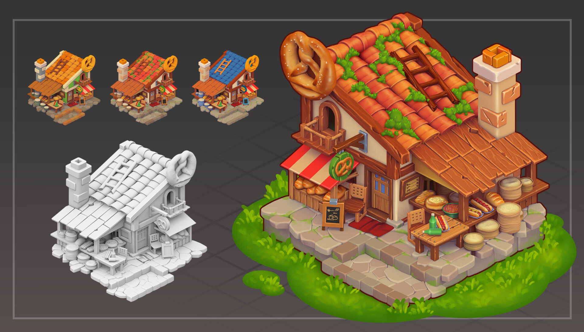 ArtStation - Bakery Design