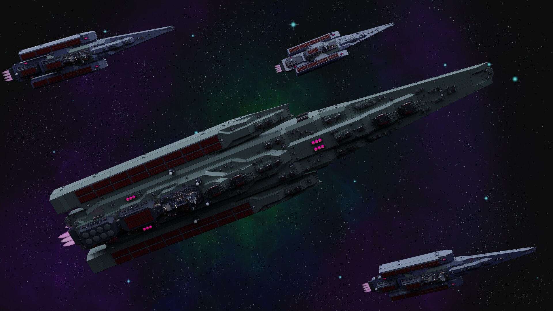 Ryuukei Akavai - Arsenal Ship Battlegroup