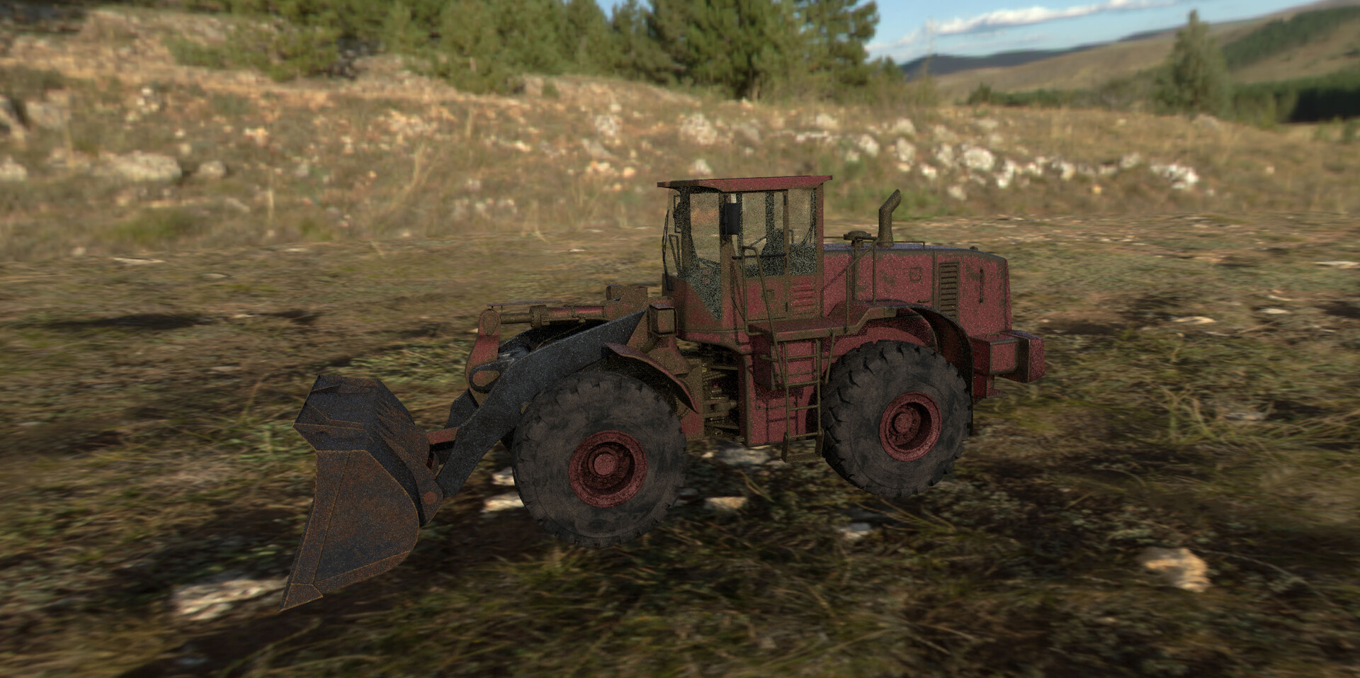 ArtStation - Substance Painter: Front Loader Creative Texturing