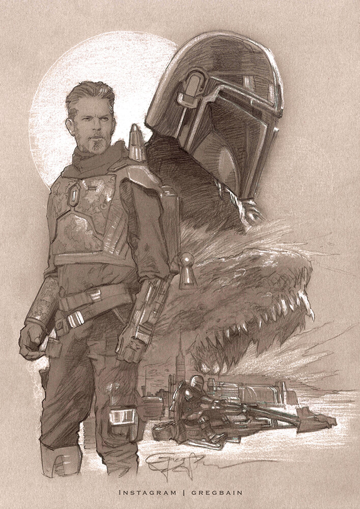 Greg Bain - The Mandalorian - Season 2 - Sketches for All Episodes