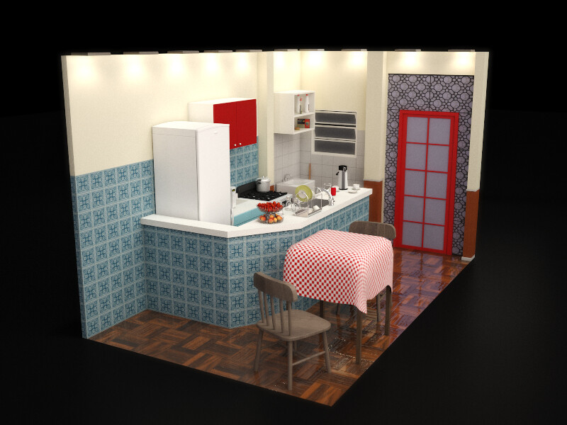 ArtStation - Extra - TV kitchen scenario