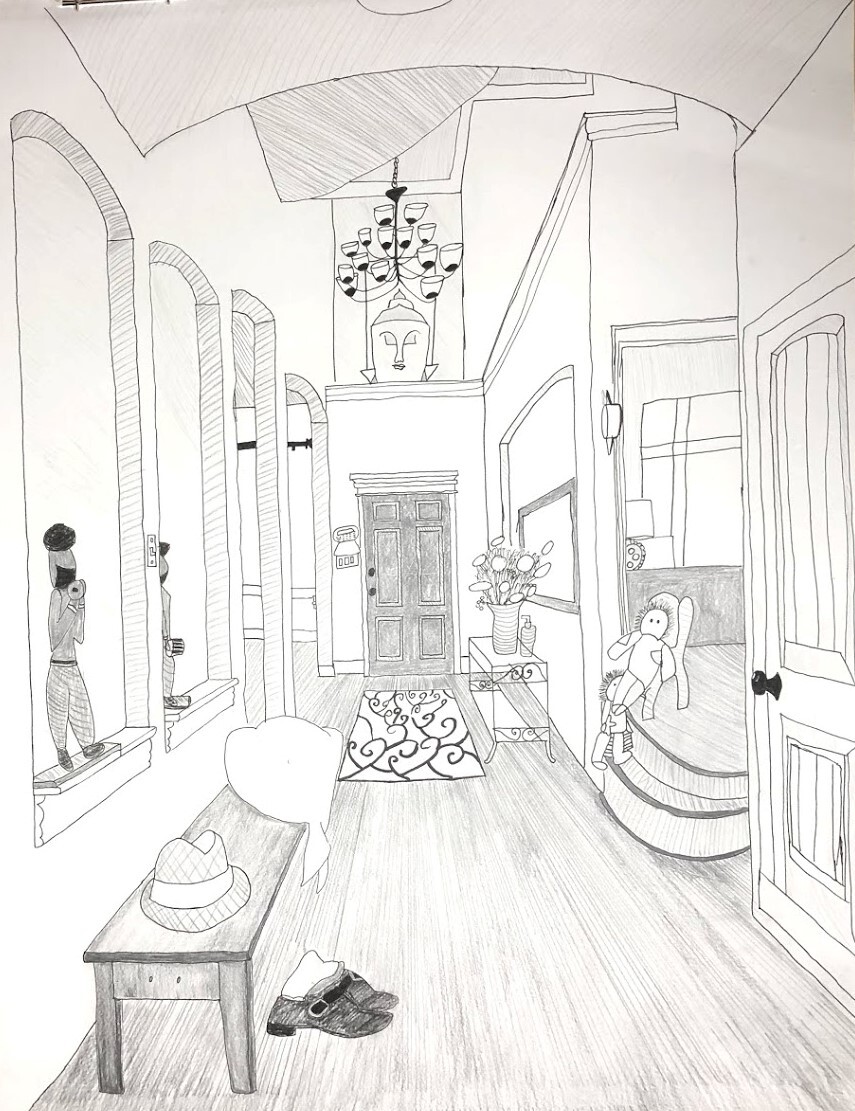 ArtStation - Hallway One pt. Perspective