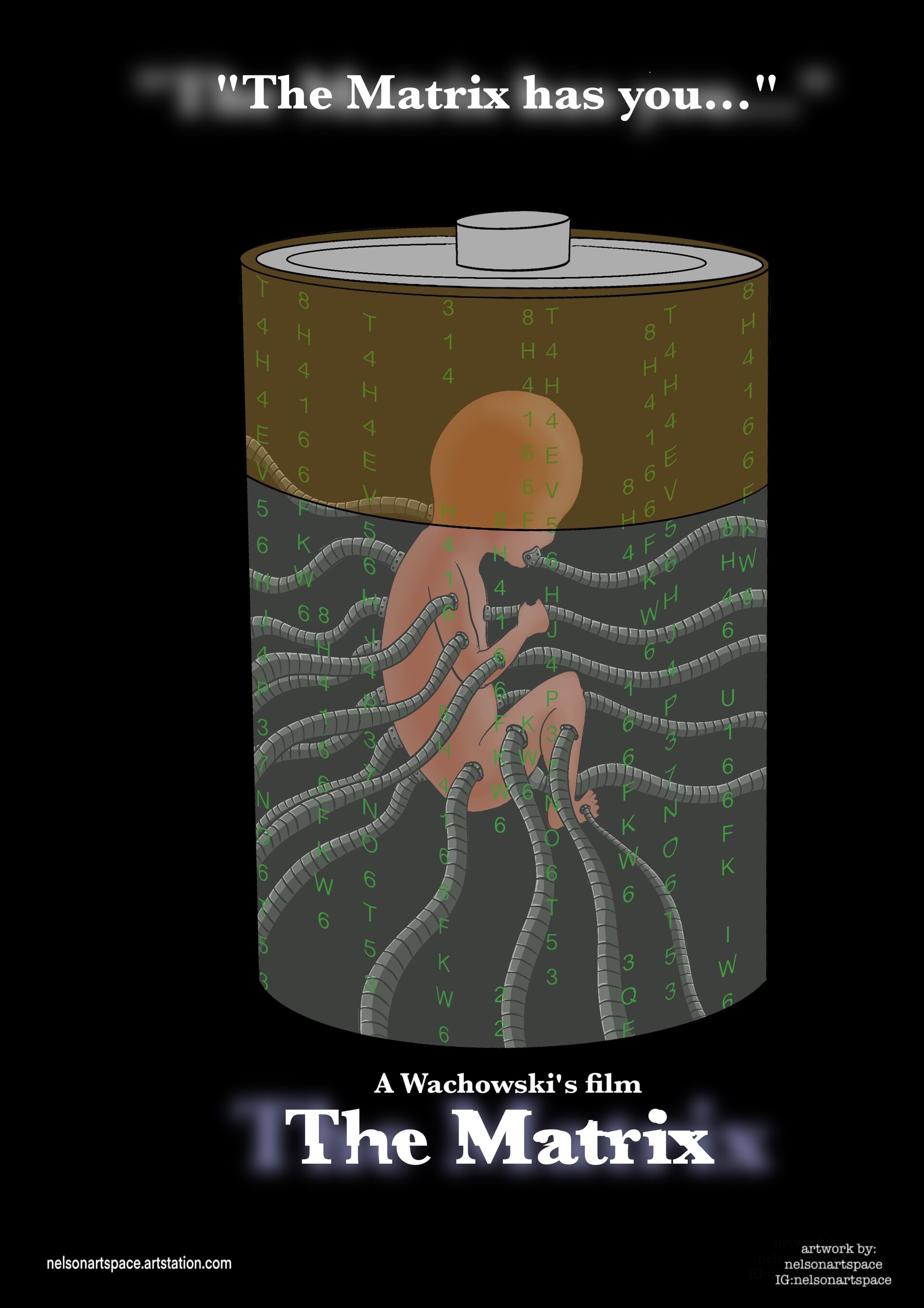 ArtStation - The Matrix fan poster