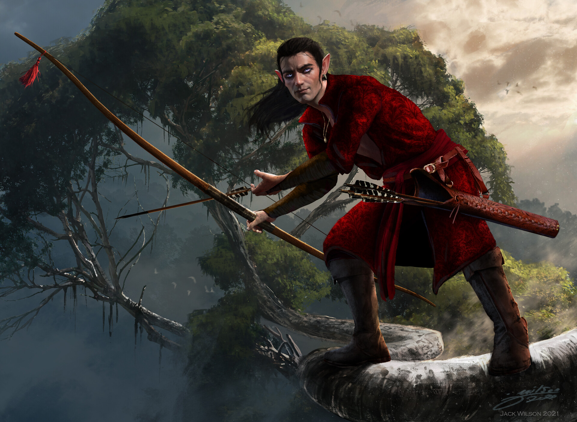 ArtStation - Elven Archer