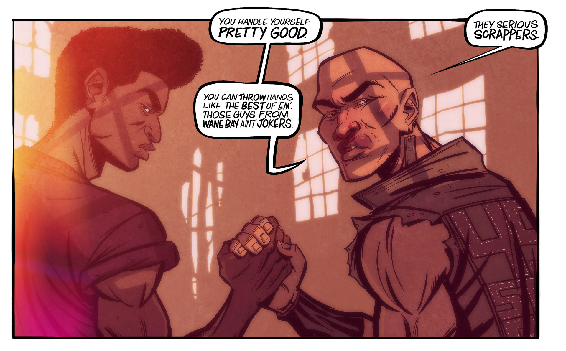 ArtStation - Brotherman: Revelation Graphic Novel Art - Len and Brick ...