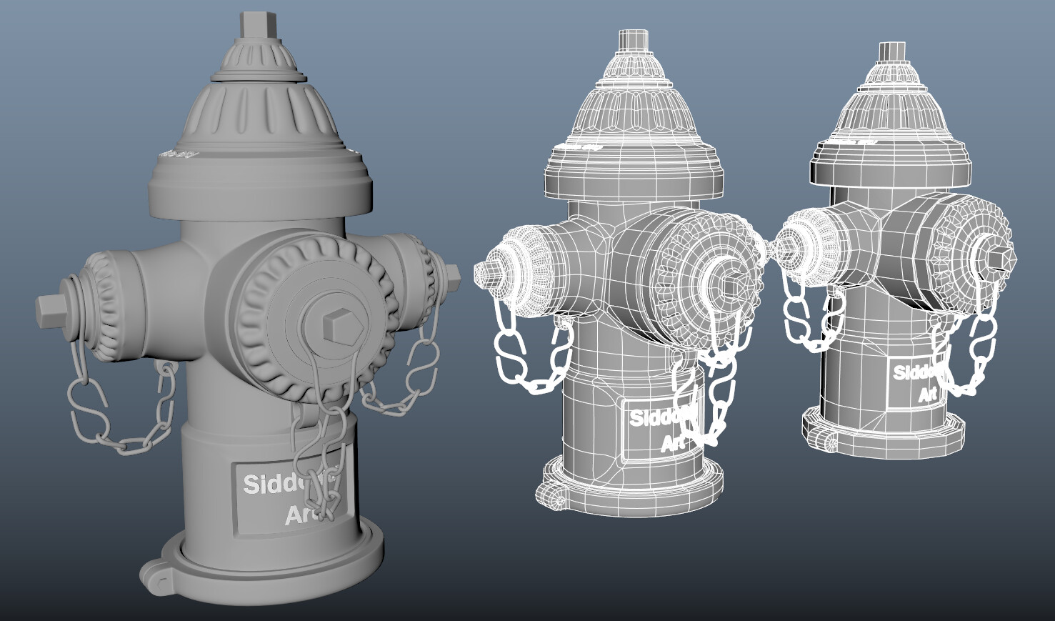 ArtStation - Fire Hydrant