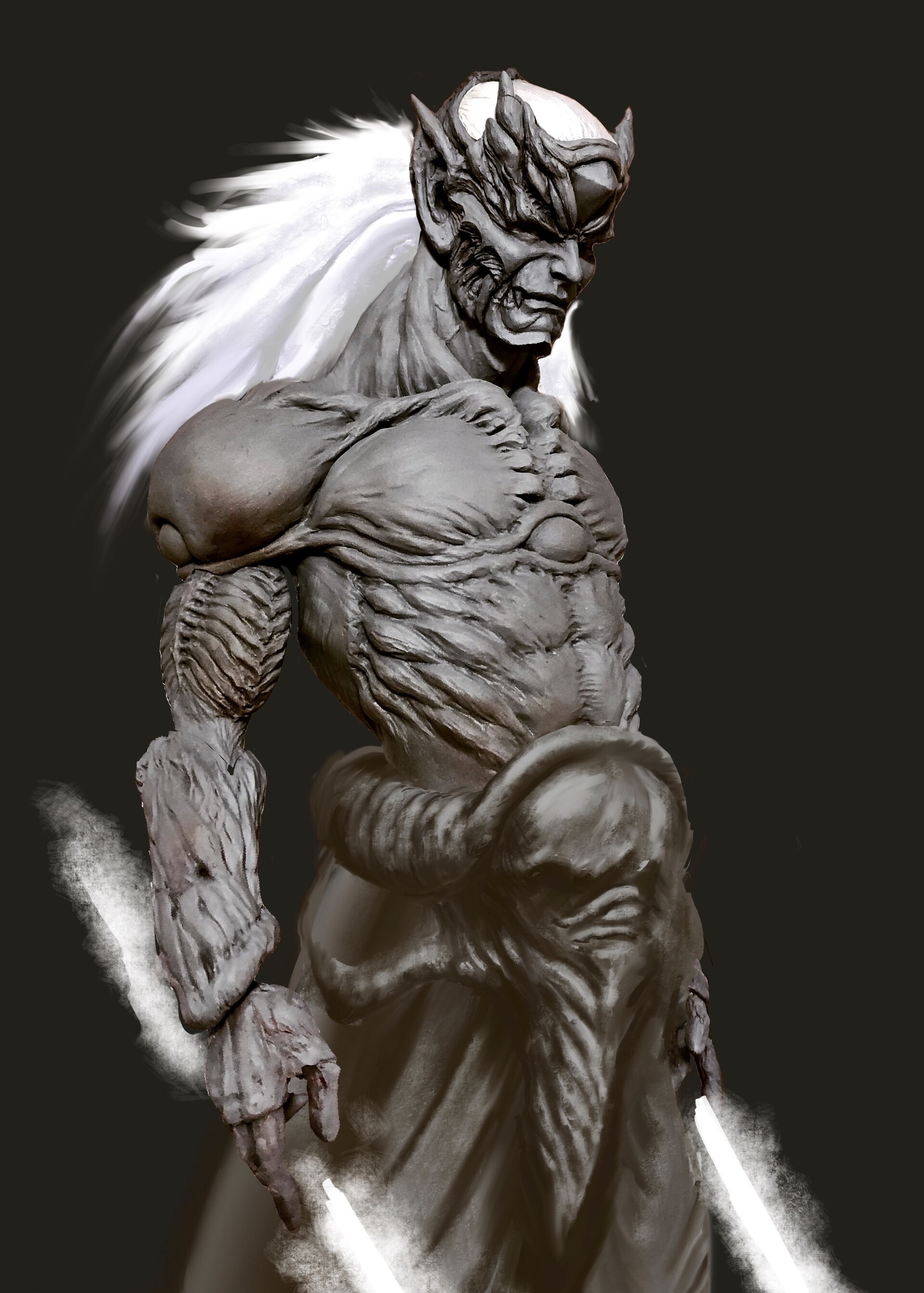 Onian - 鬼忍者/ONINJA/Devil ninja sculpt process