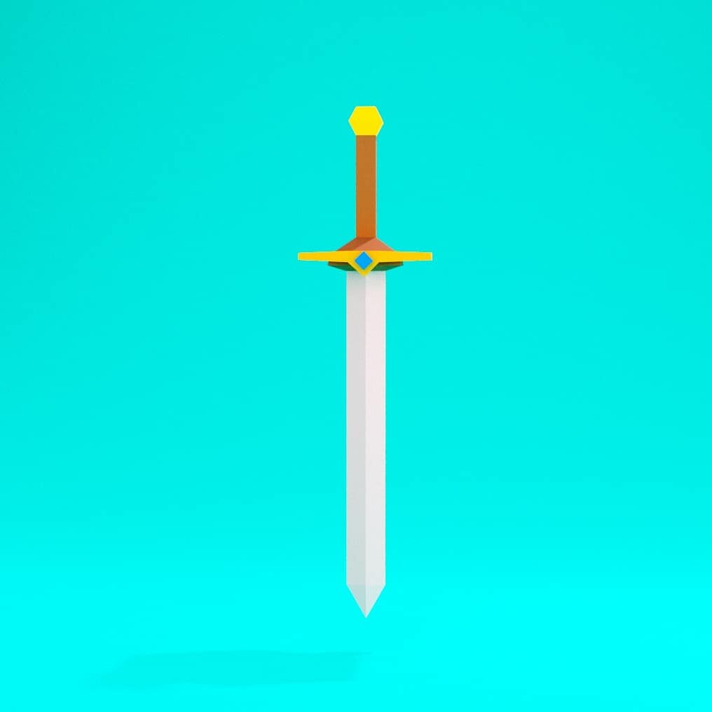 ArtStation - Low-Poly sword