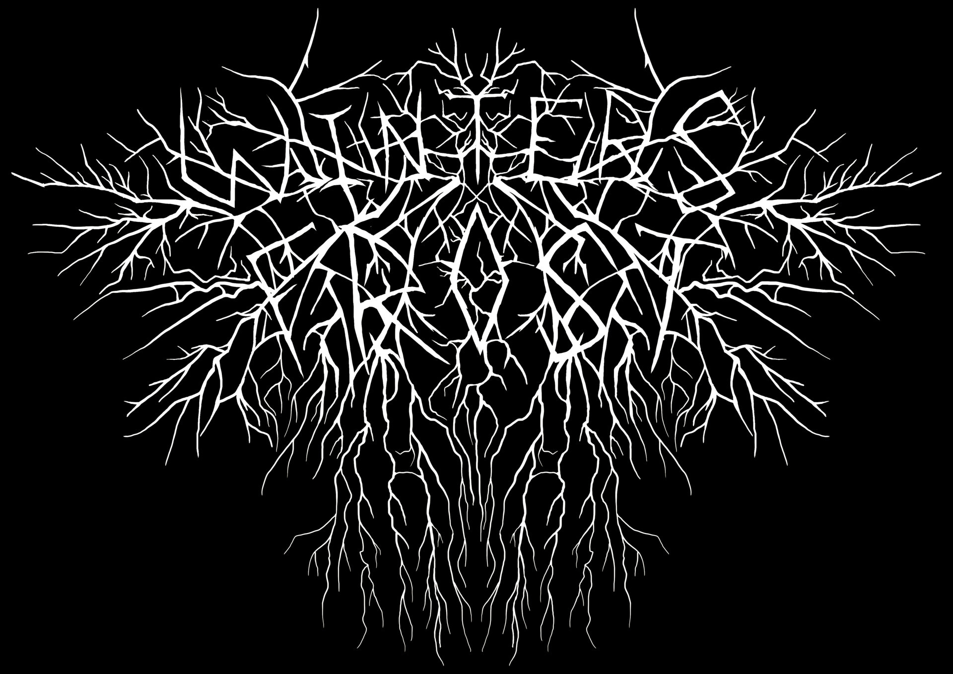 Unreadable Black Metal Logo