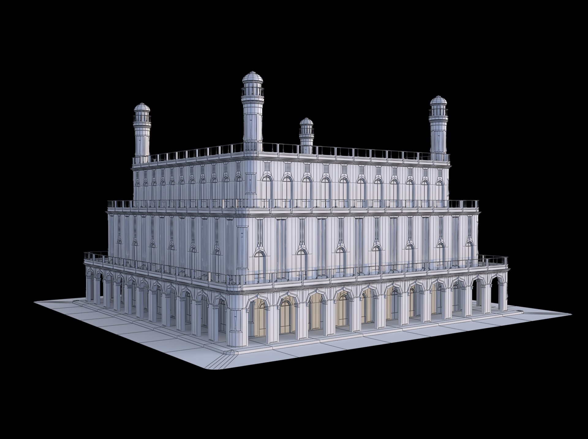 ArtStation - Palace - Low poly (Modular)