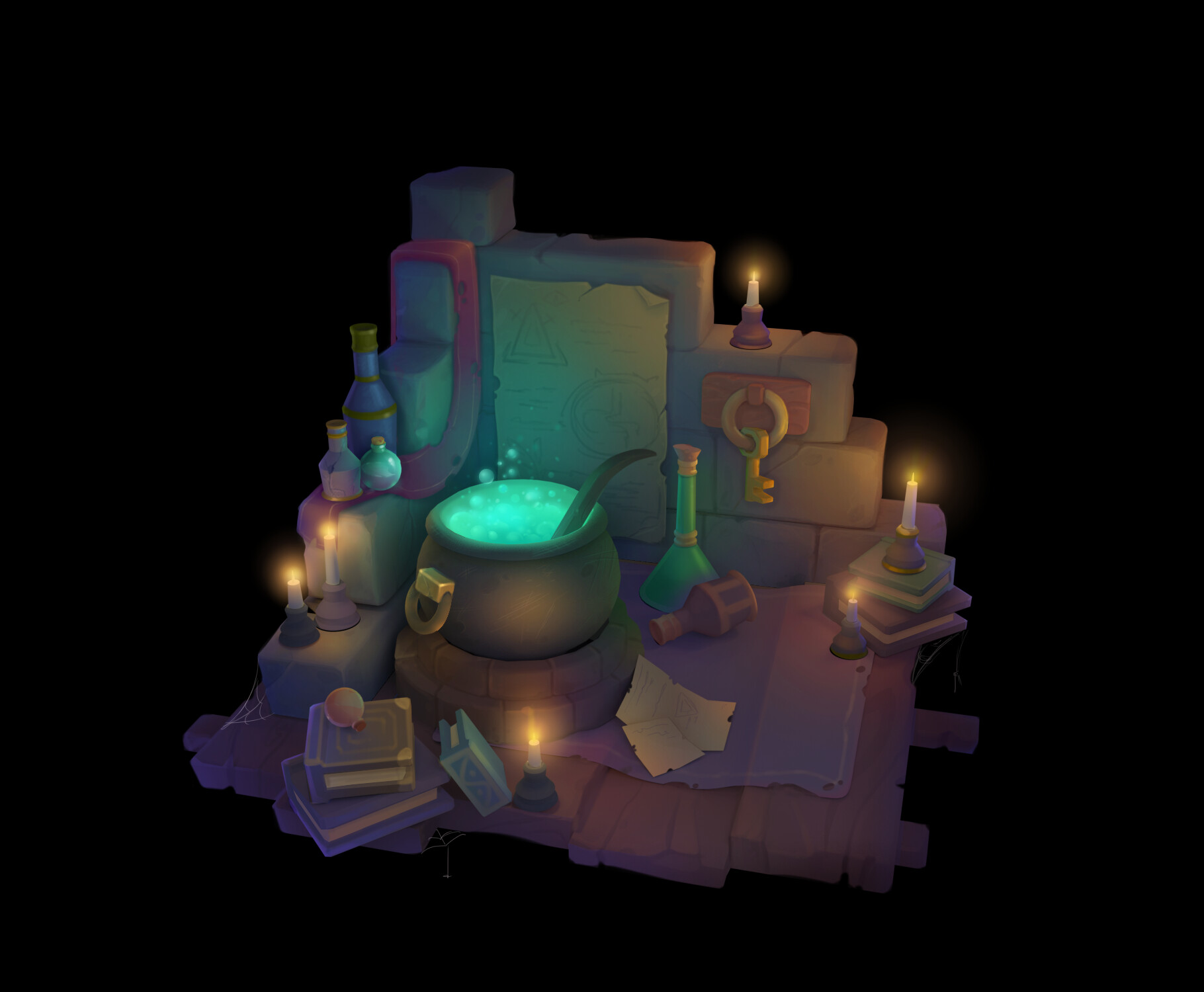 ArtStation - The Witch's cauldron