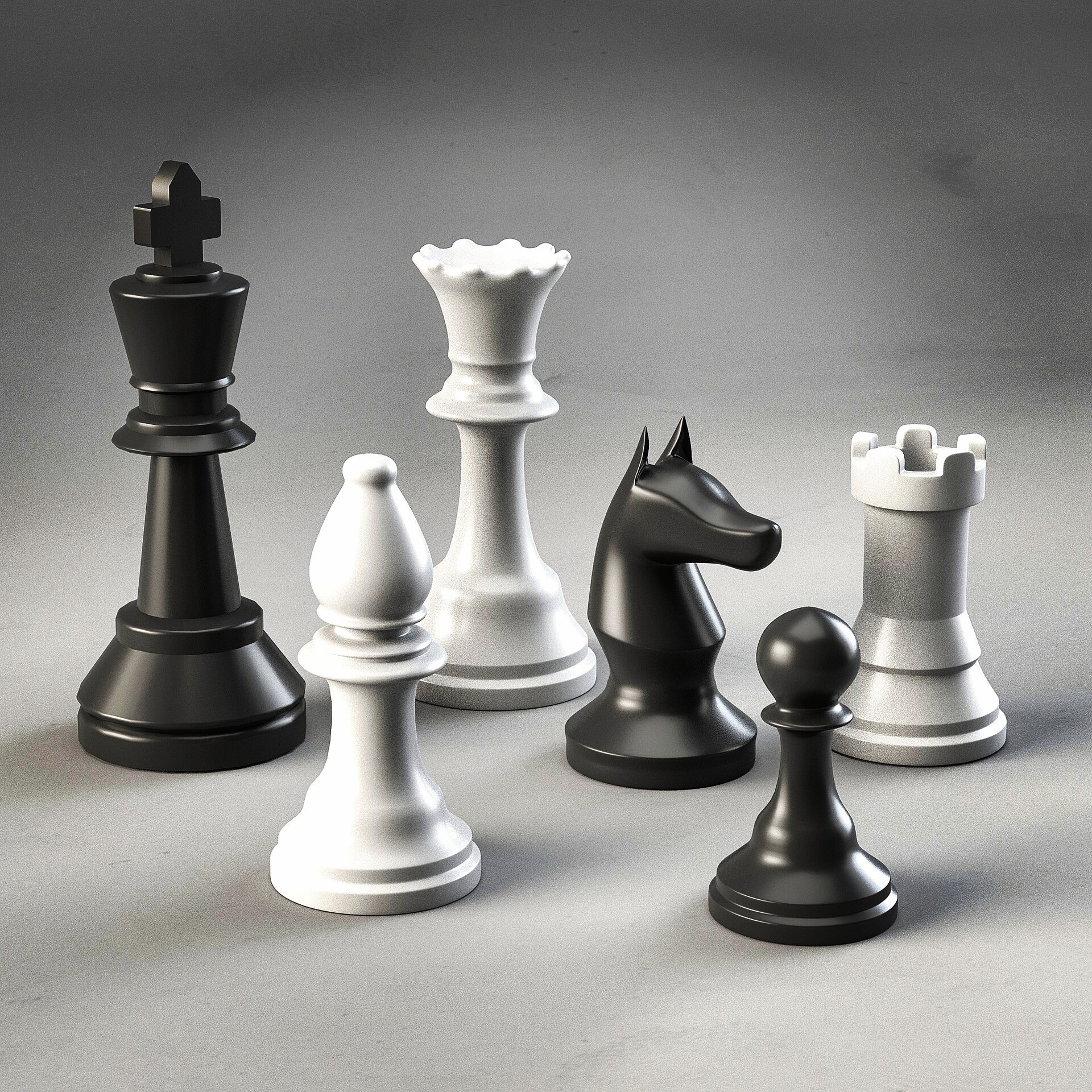 ArtStation - Chess Pieces