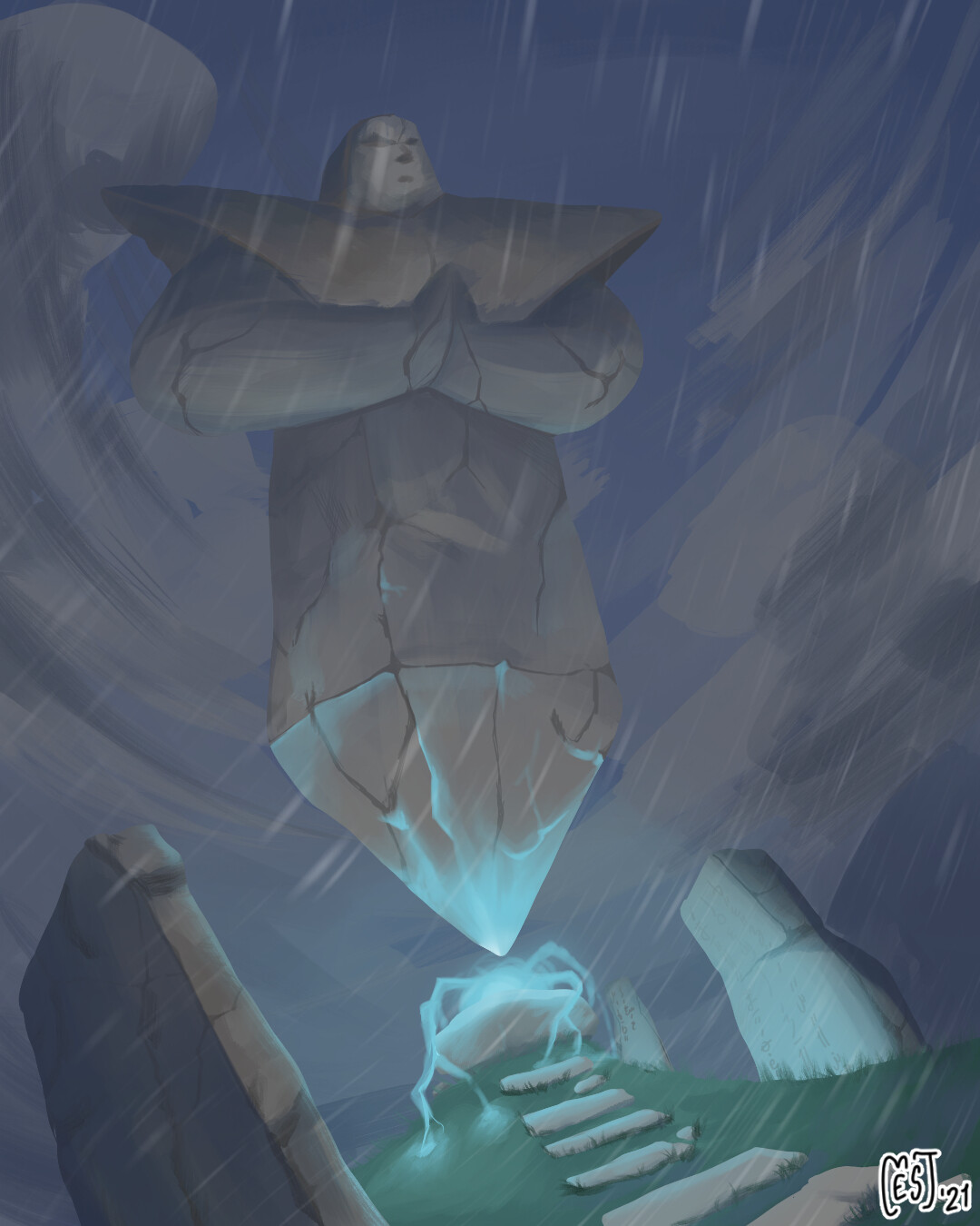 ArtStation - Magic obelisk.