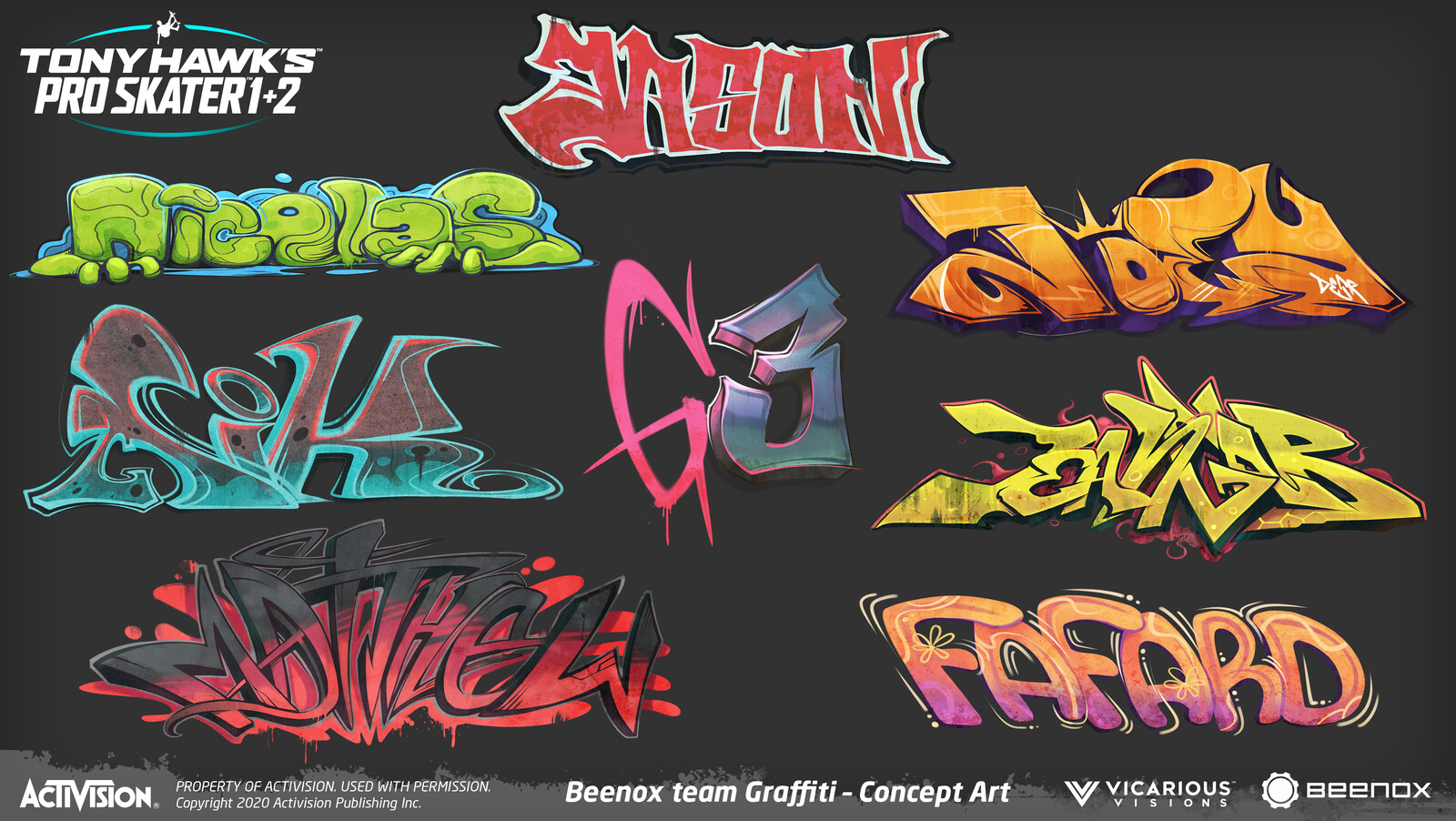 Jean-Gabriel Nadeau Fortin - Tony hawk's pro skater 1+2 Graffiti and ...