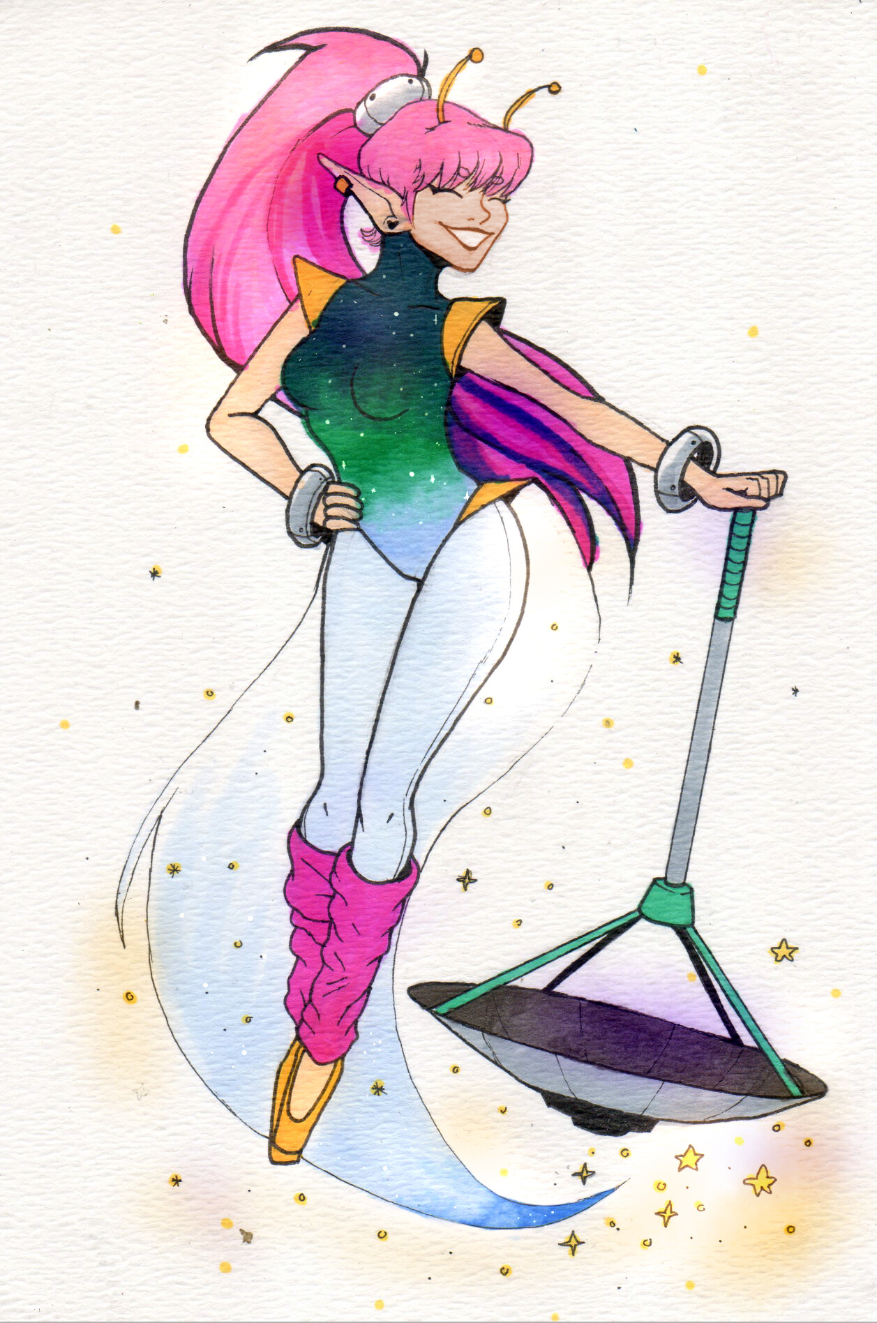 ArtStation - moon fae retro