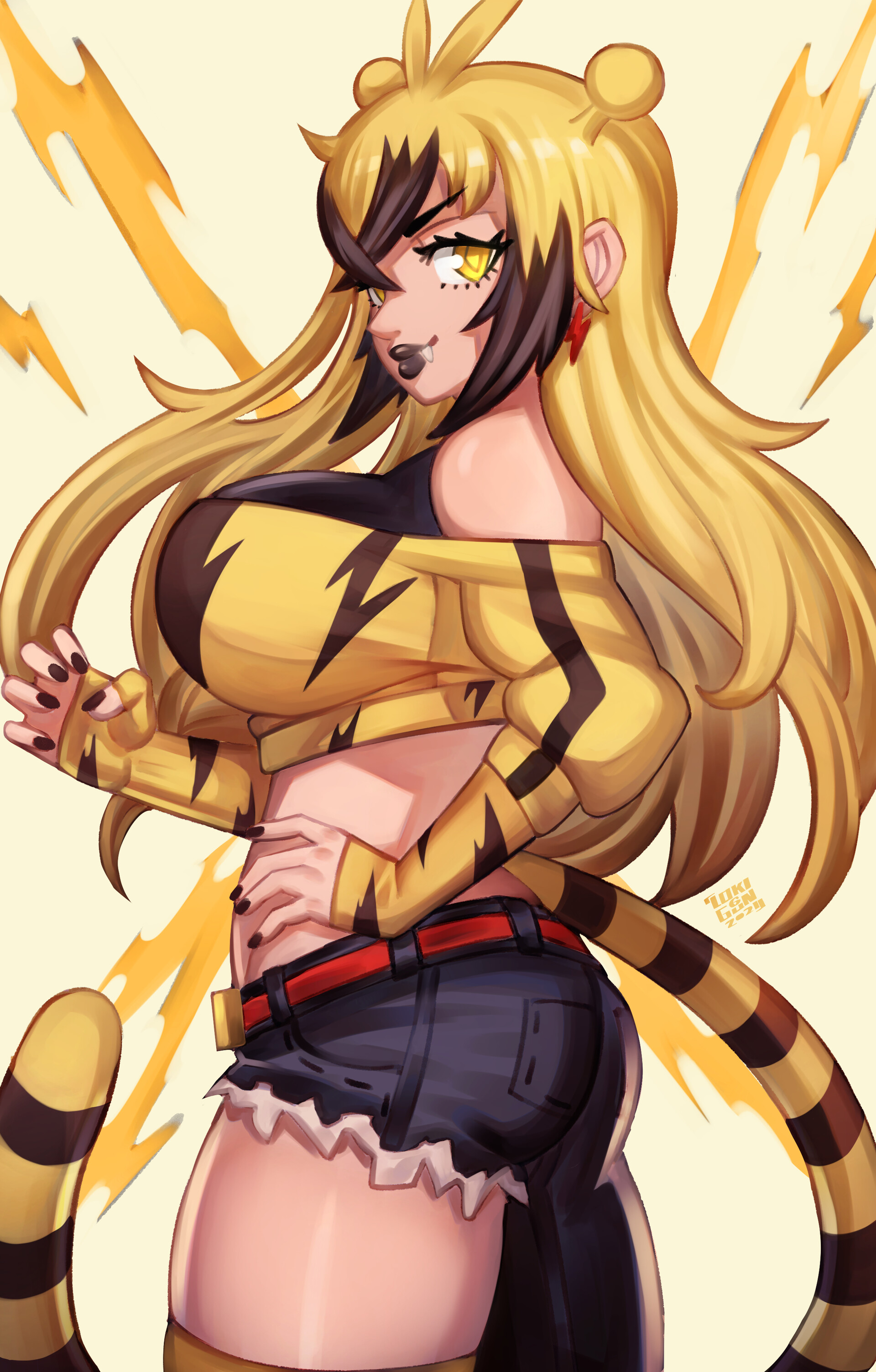 ArtStation - Electabuzz Girl