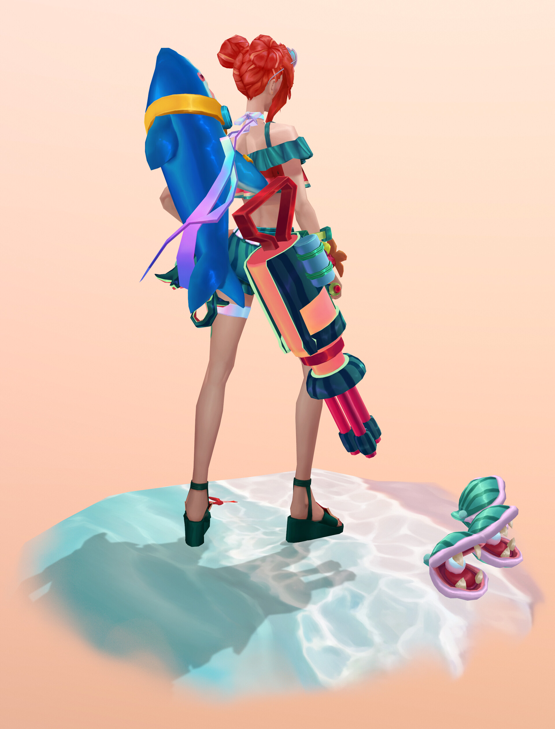 Annie Kwon - Pool Party Jinx Fanart