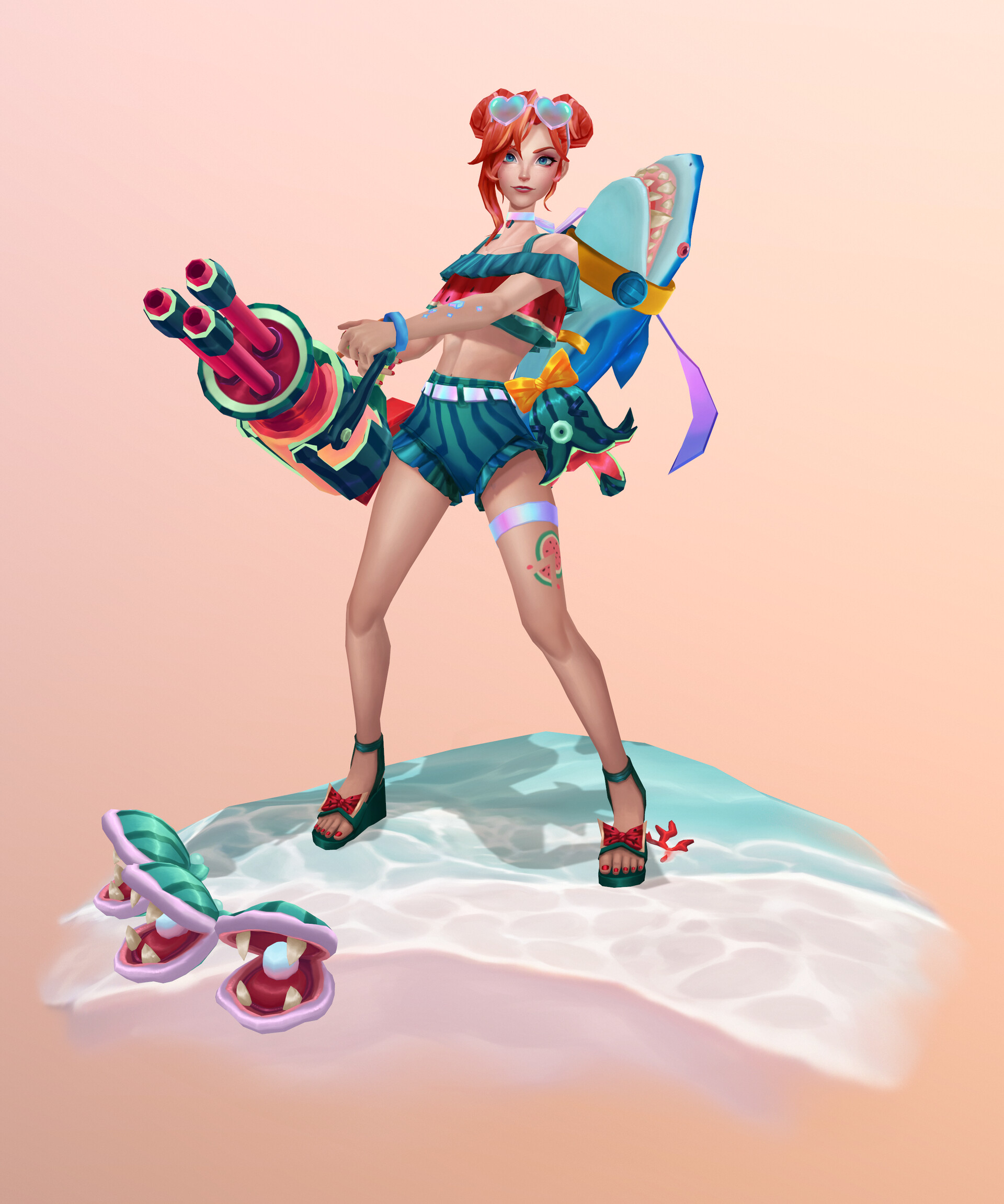 Annie Kwon - Pool Party Jinx Fanart