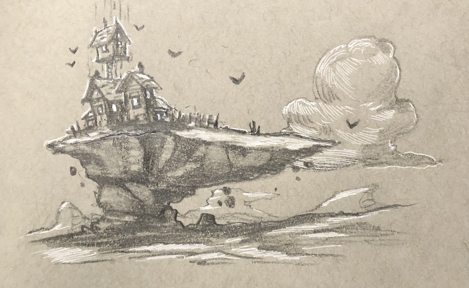 ArtStation - Whimsical landscape