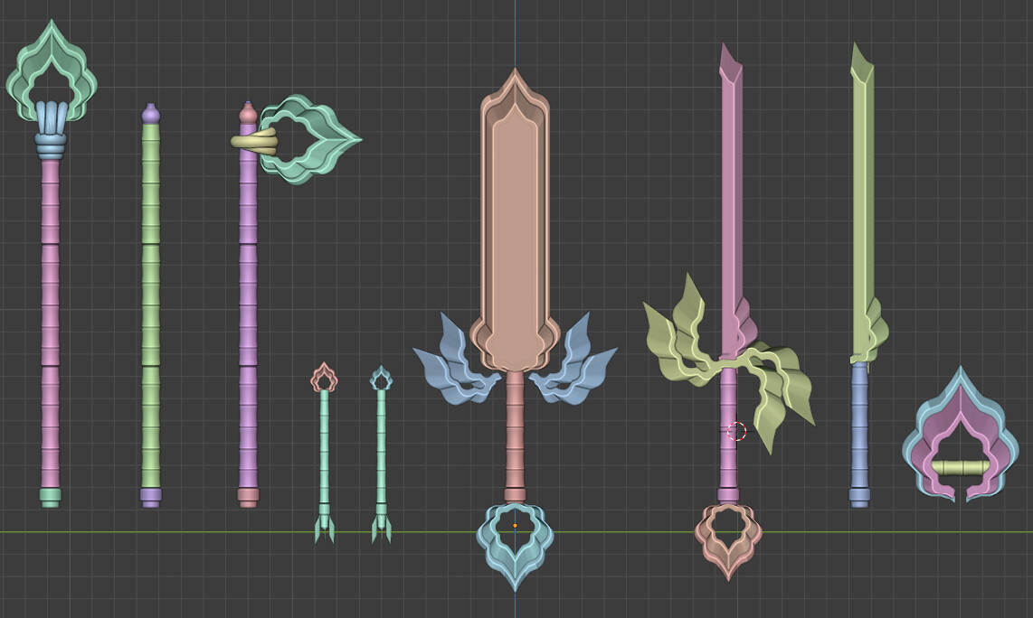 ArtStation - WeaponMeshes