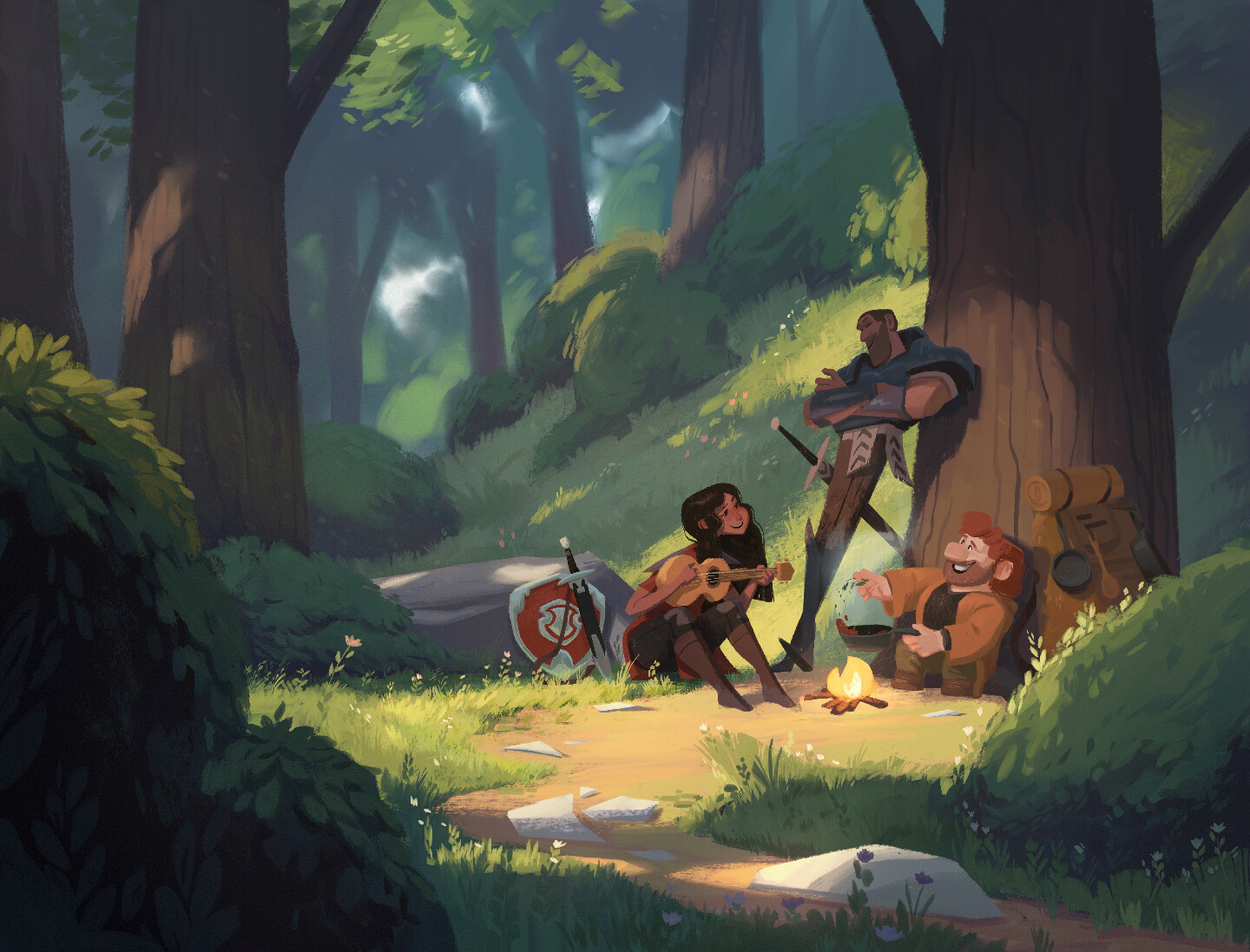 ArtStation - Friends on a quest