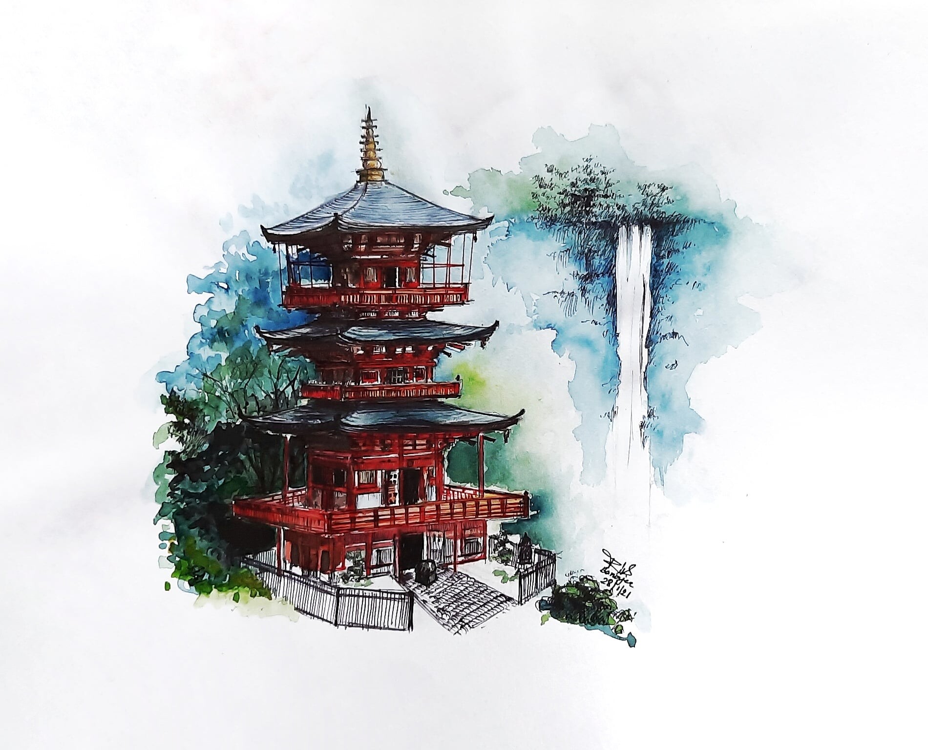 ArtStation - Mountain Of Peace