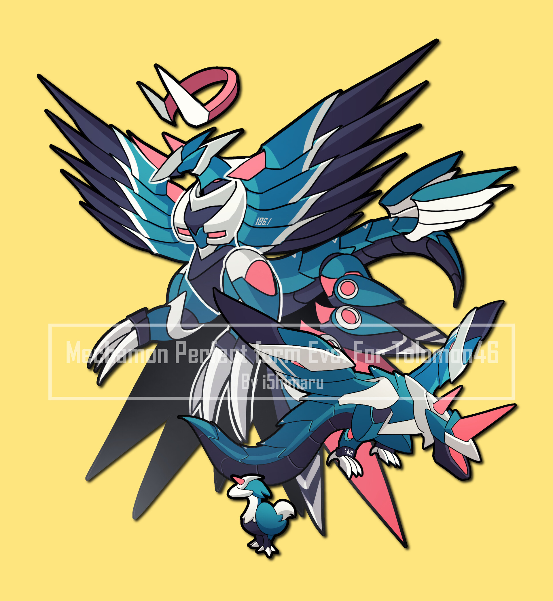 ArtStation - Mechamon Perfect form Evo. For Tolomon46