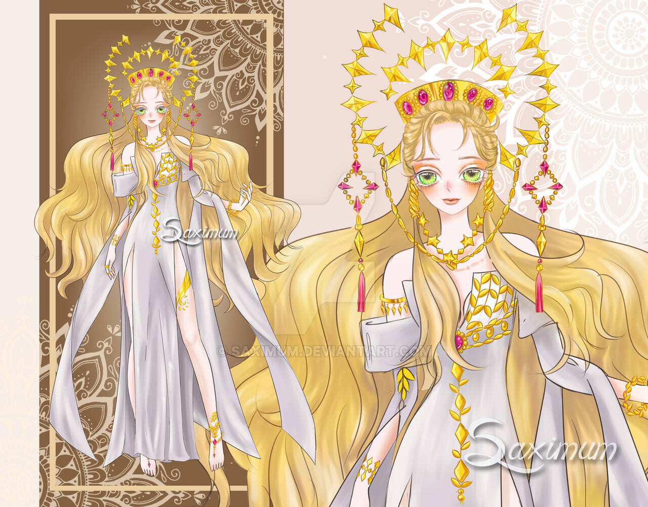 ArtStation - Queen dress