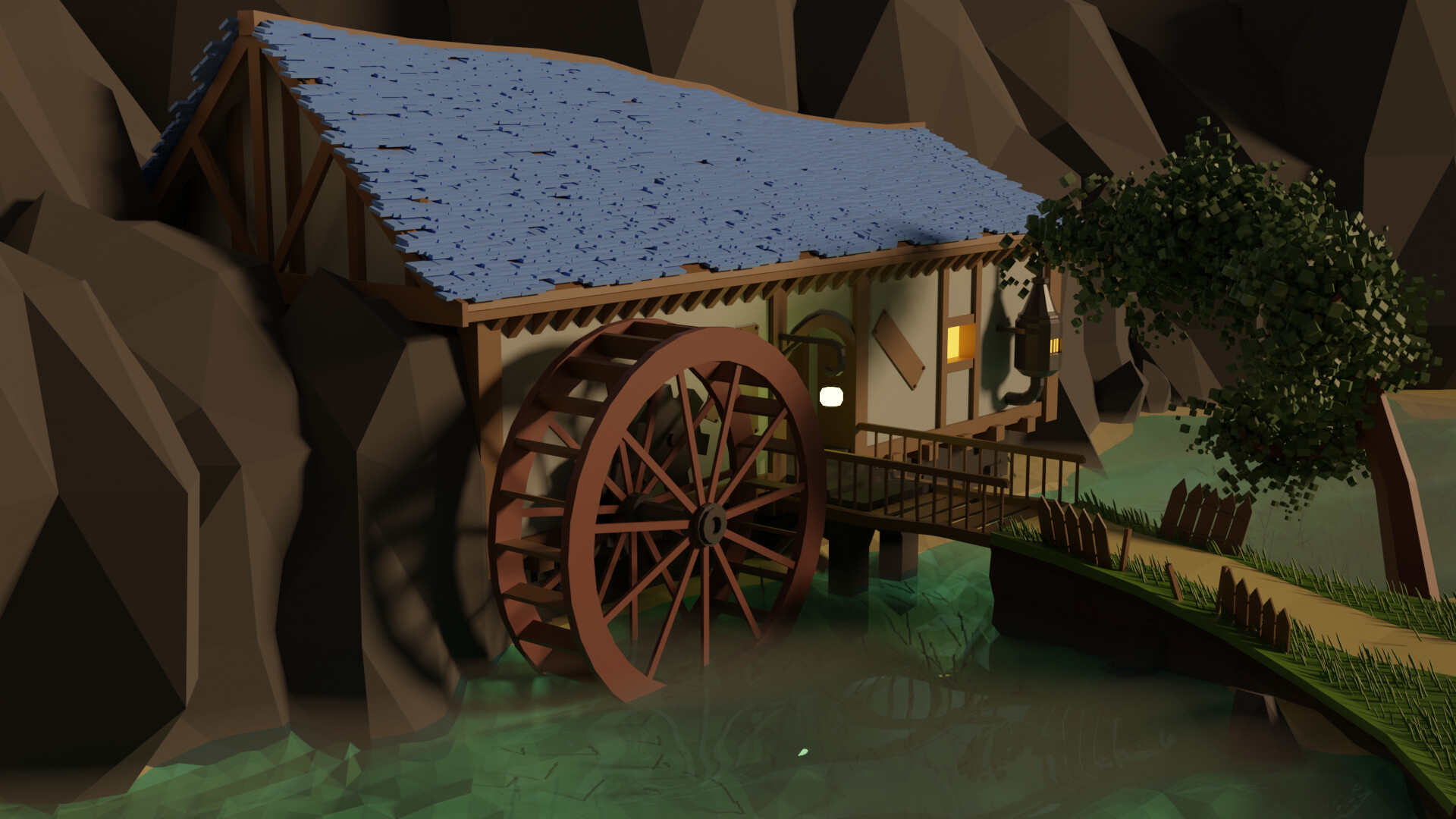 ArtStation - Old Magic House [Low Poly]