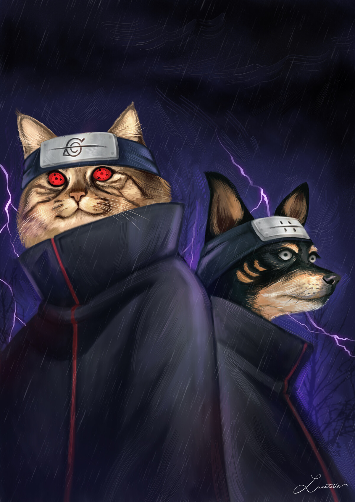 ArtStation - Itachi Catchiha and Kisame Dogshigaki
