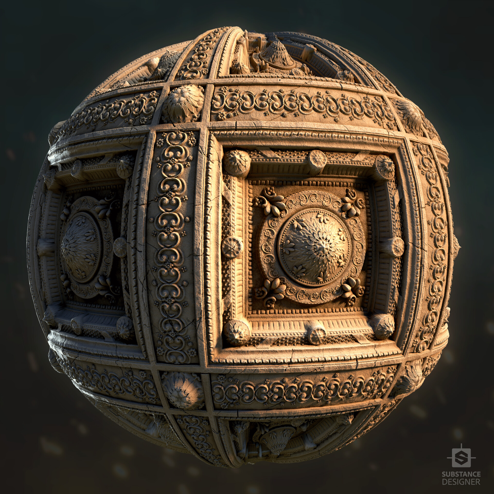 ArtStation - Ancient Ceiling