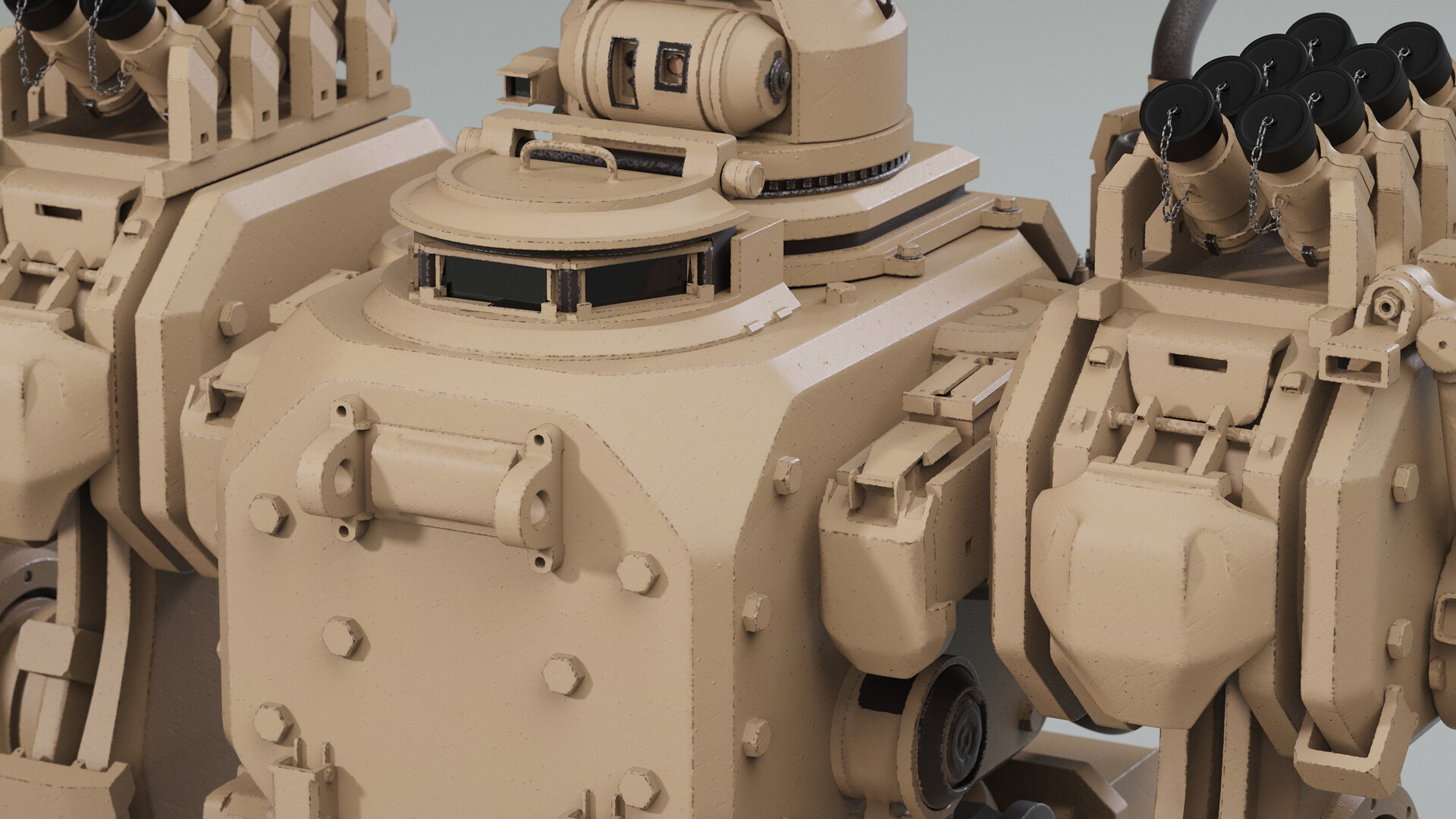 ArtStation - Panzer Mech