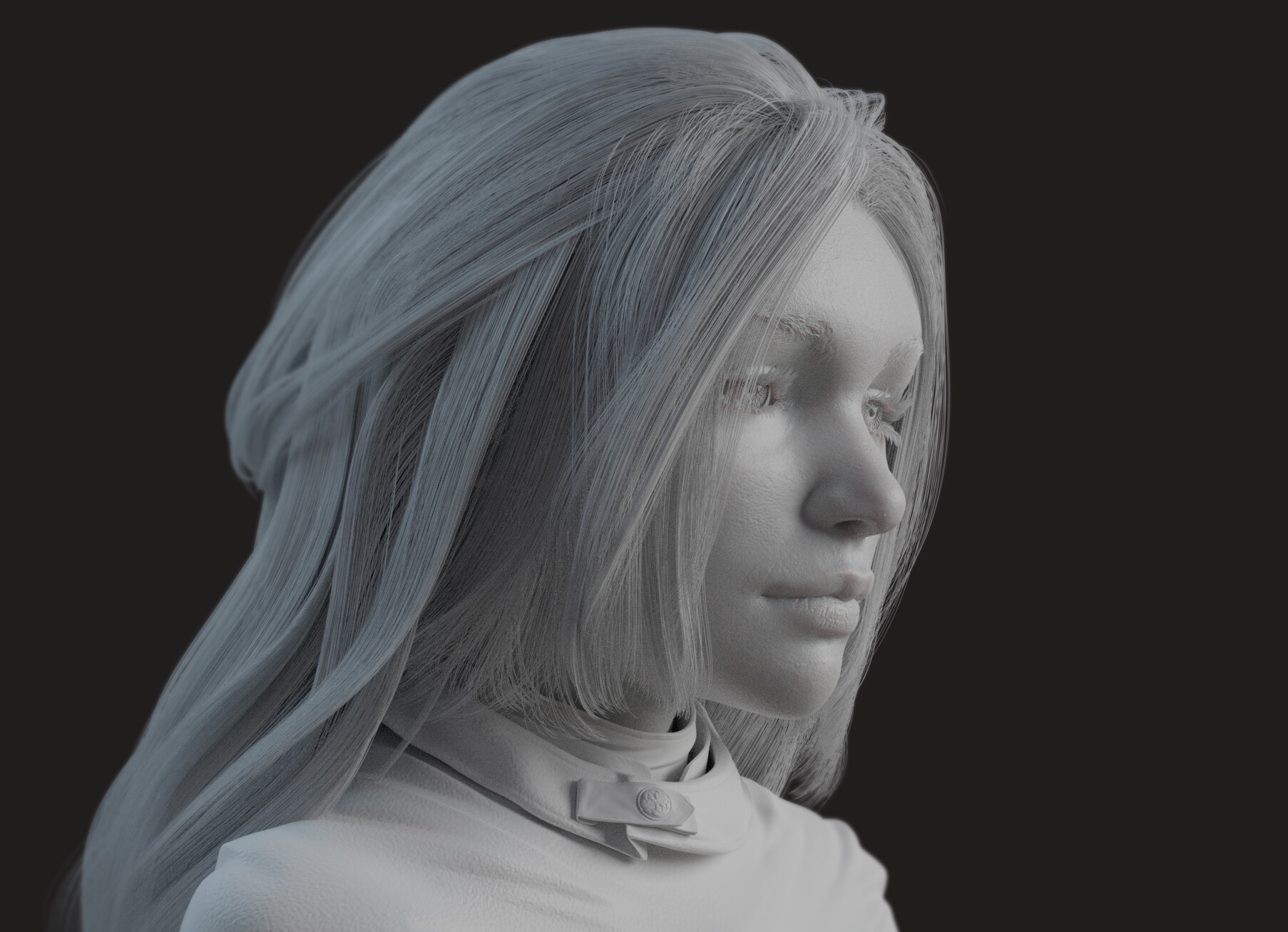 ArtStation - Female portrait practice