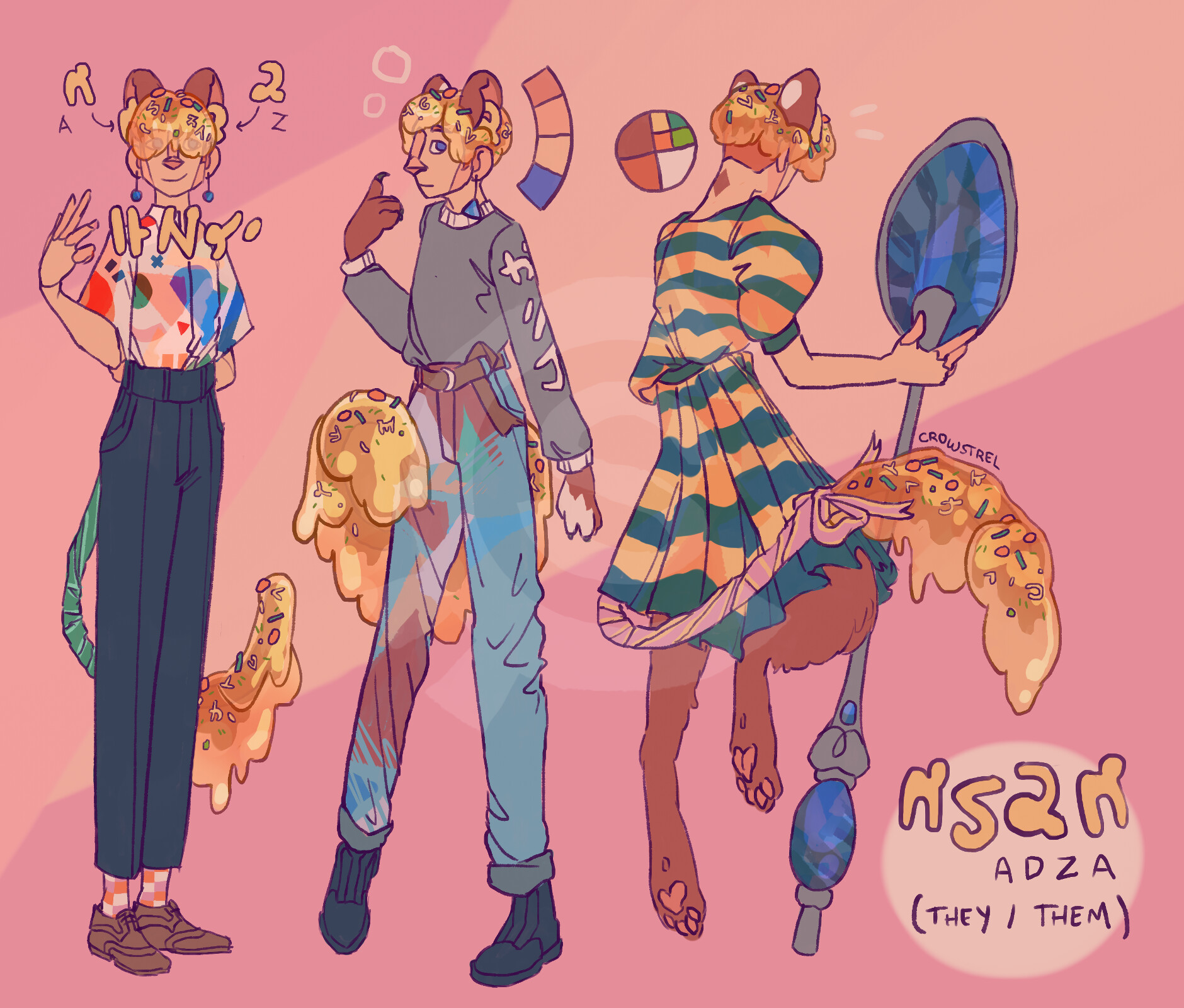 Aiden Warren-Guerette - Character Illustrations : Lined 2020