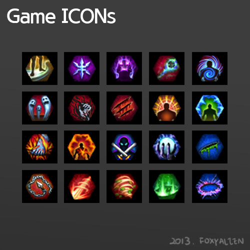 ArtStation - Game Skill Icon