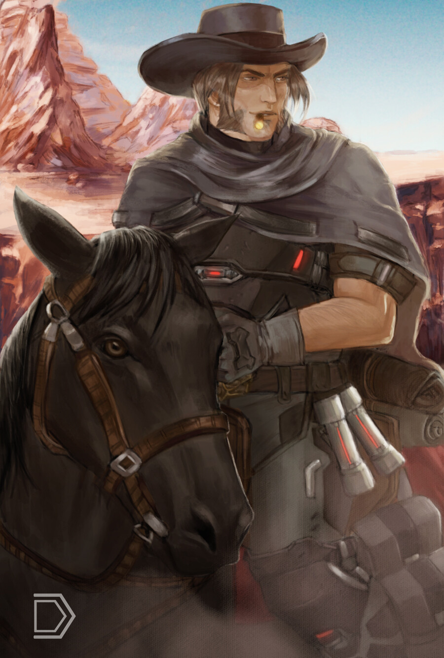 ArtStation - McCree Blackwacth