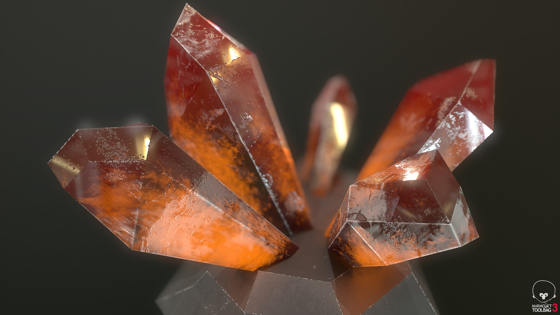 Jake Benjamin De La Terre - Stylised Raw Crystal Material - Still-shots