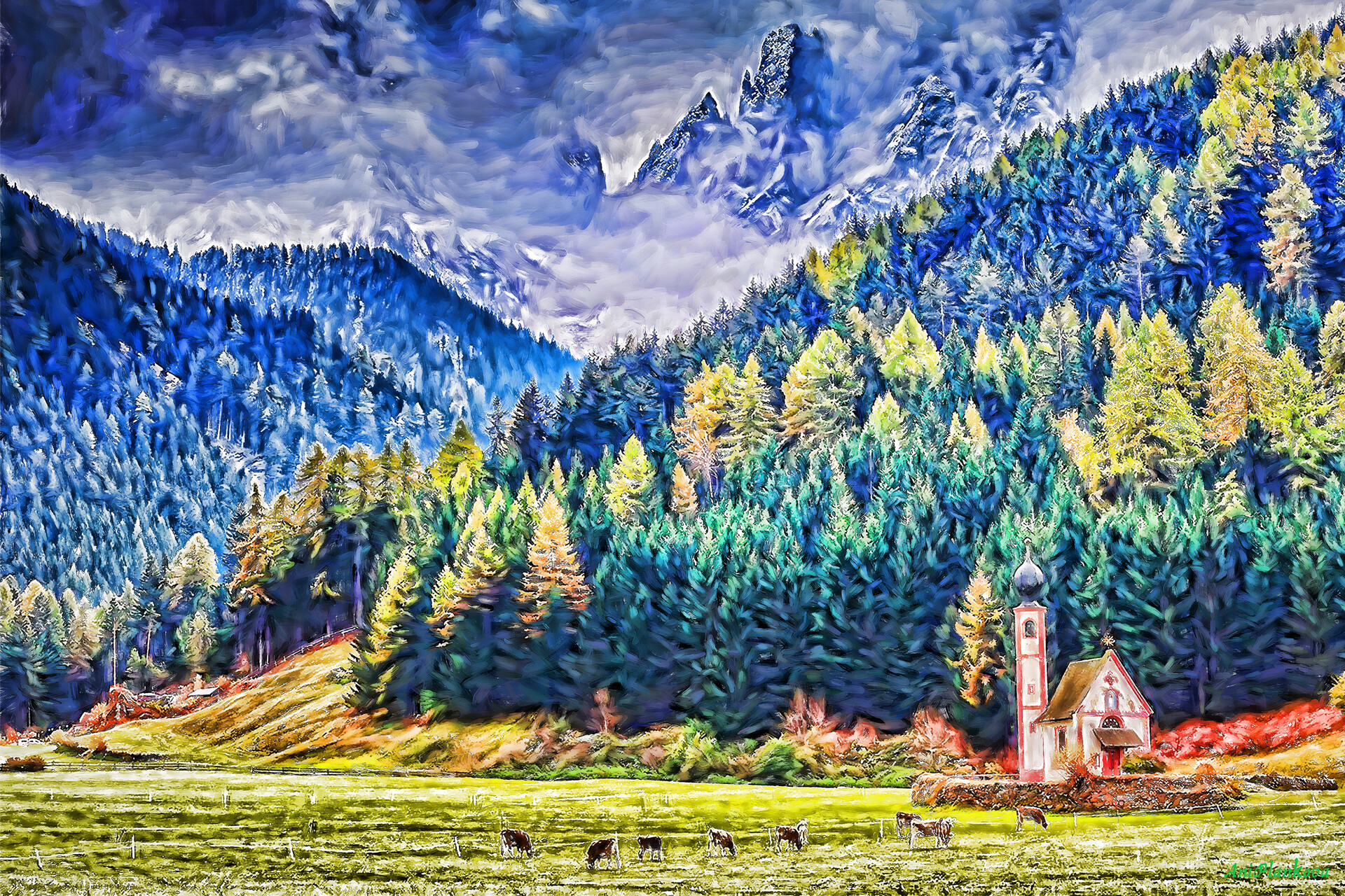 ArtStation - Italy mount