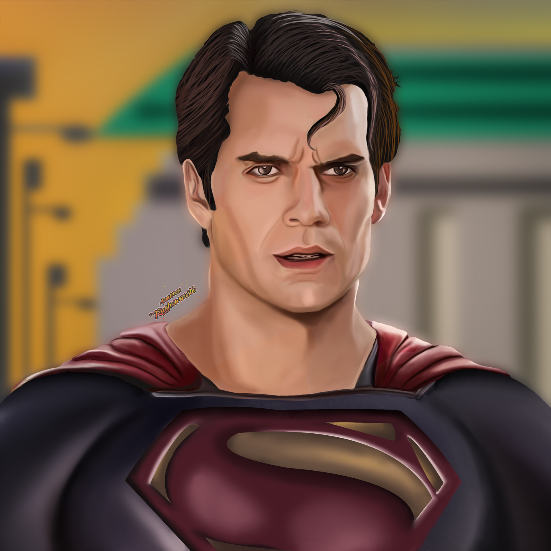 ArtStation - Superman..(Henry Cavill)