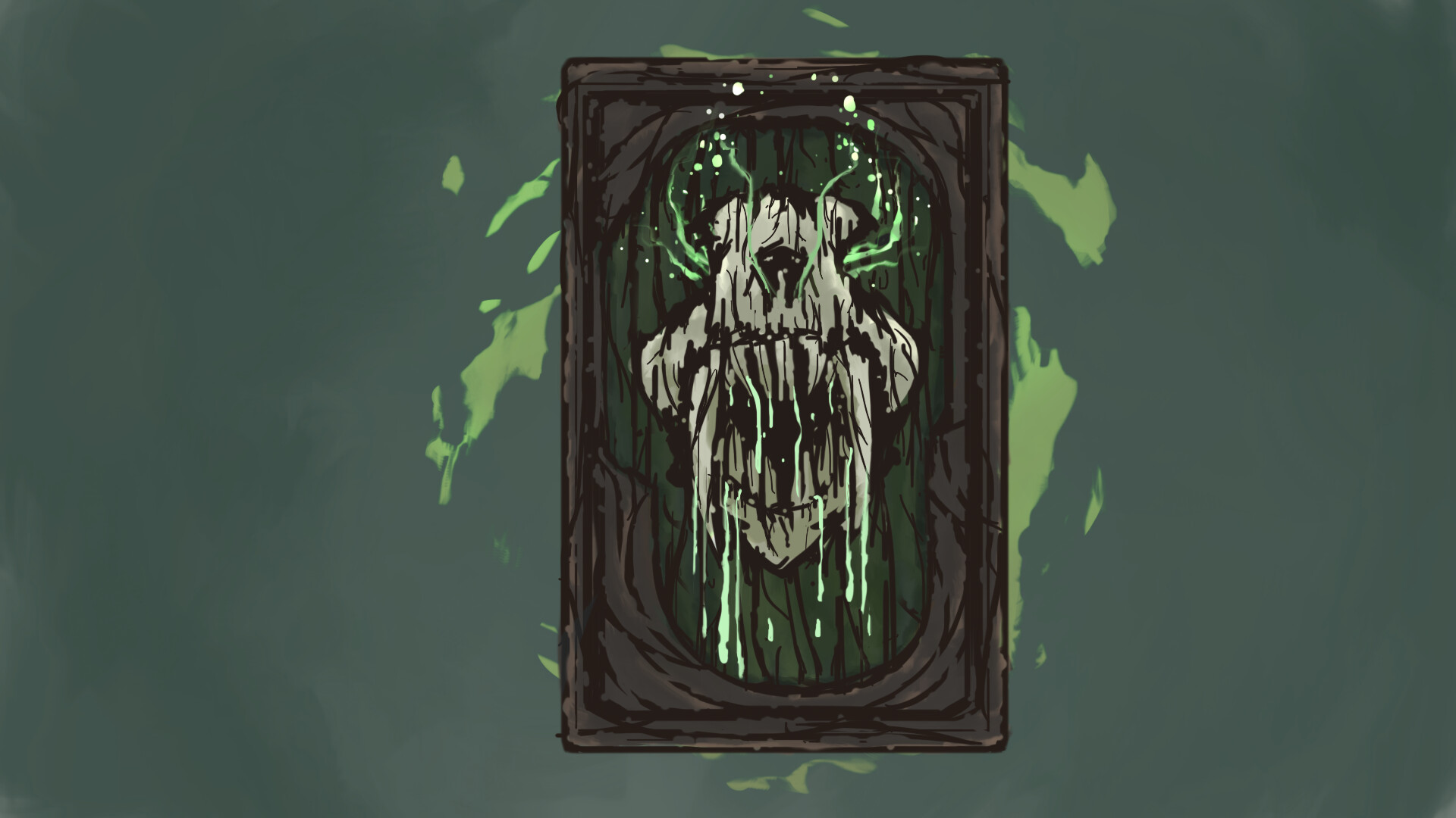 ArtStation - Card Back No.3 - Skull