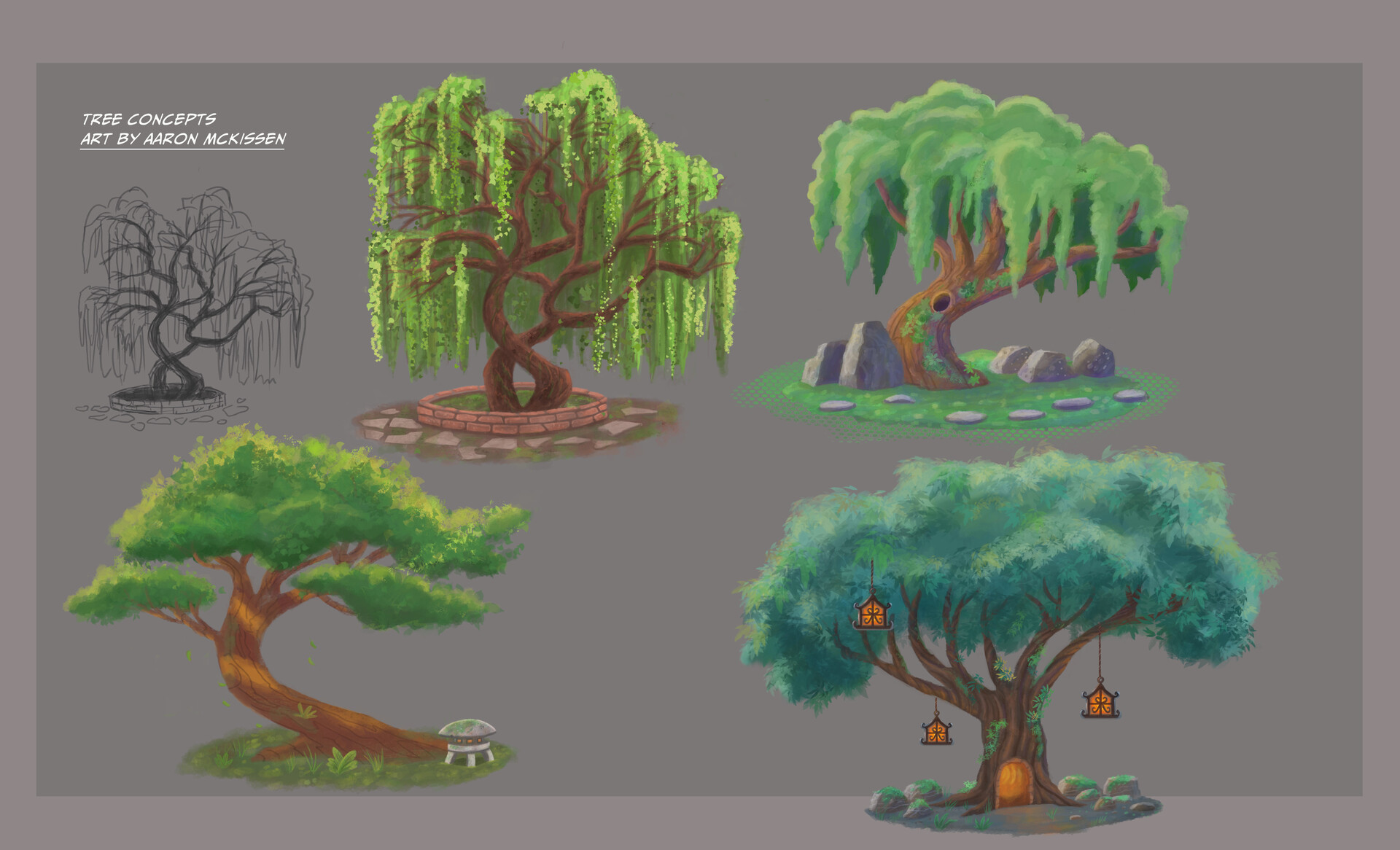 ArtStation - Tree Concepts