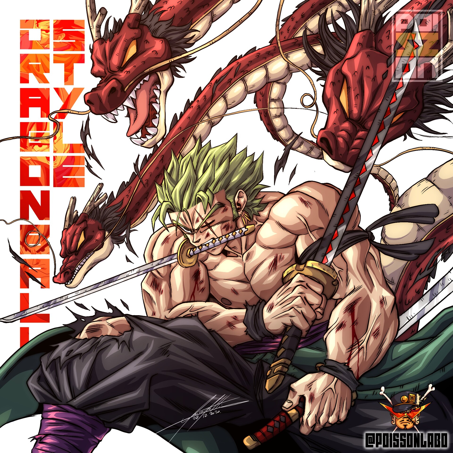 Poisson Labo - Zoro in 9 styles + 1 bonus