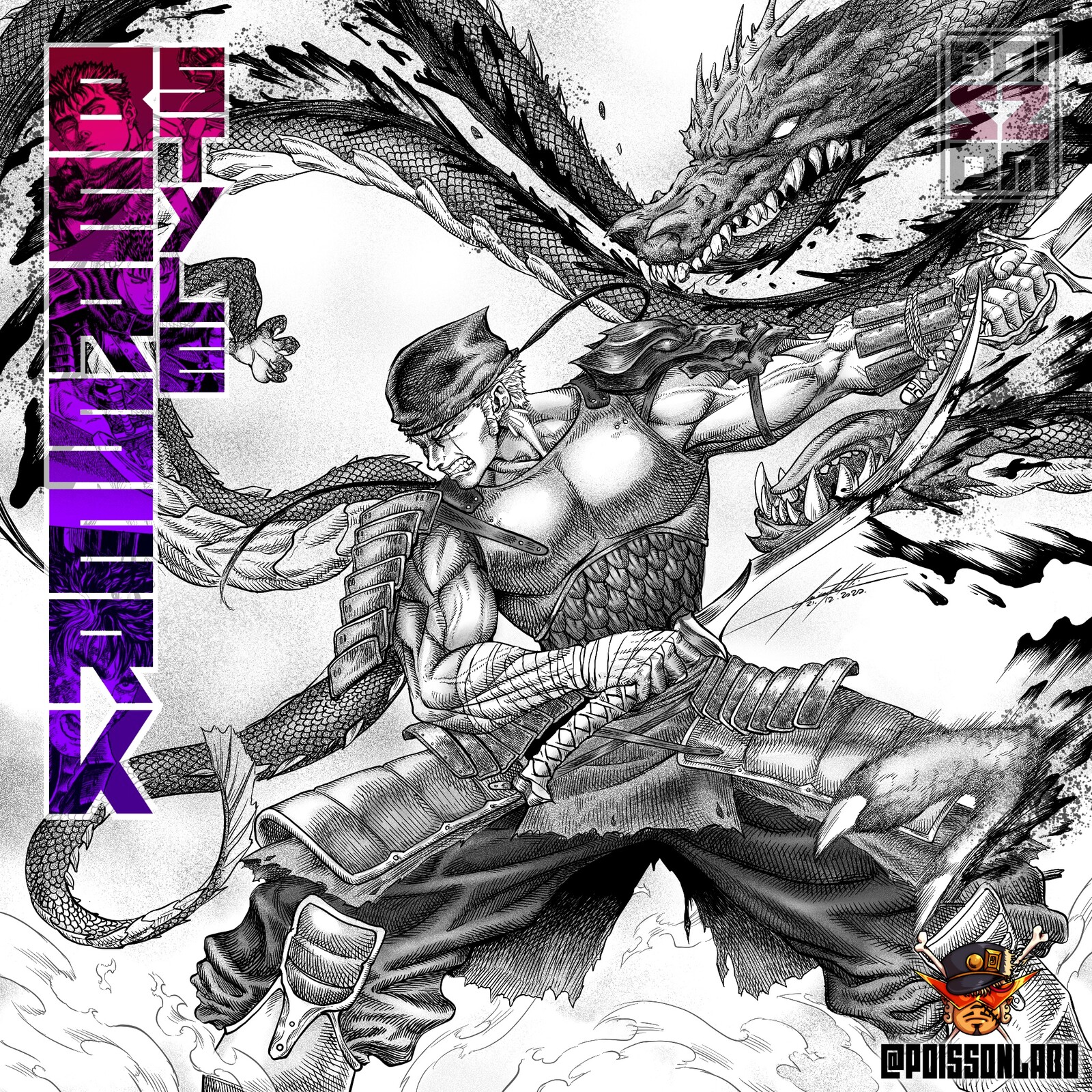 Poisson Labo - Zoro in 9 styles + 1 bonus