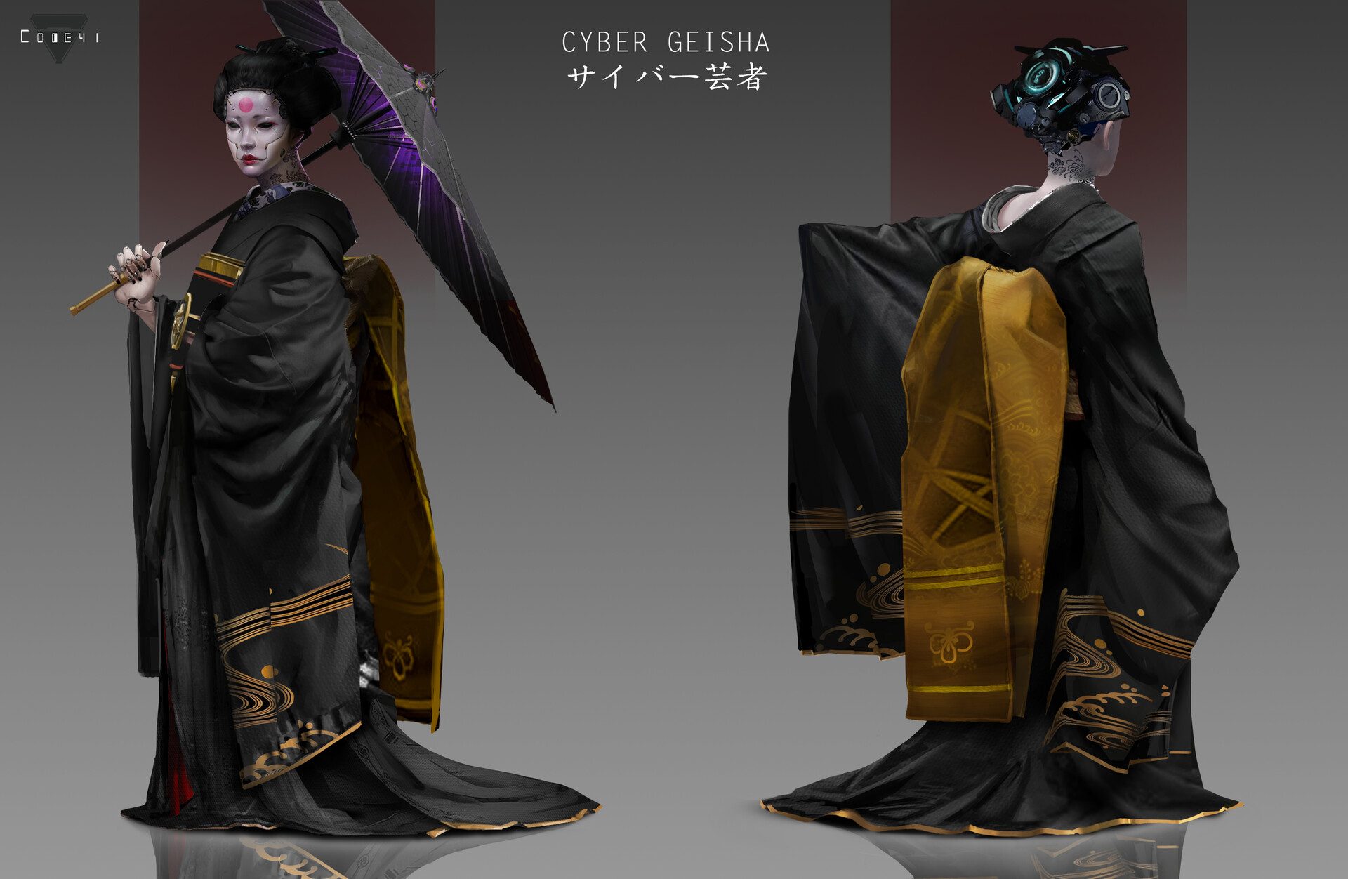 ArtStation - Cybergeisha