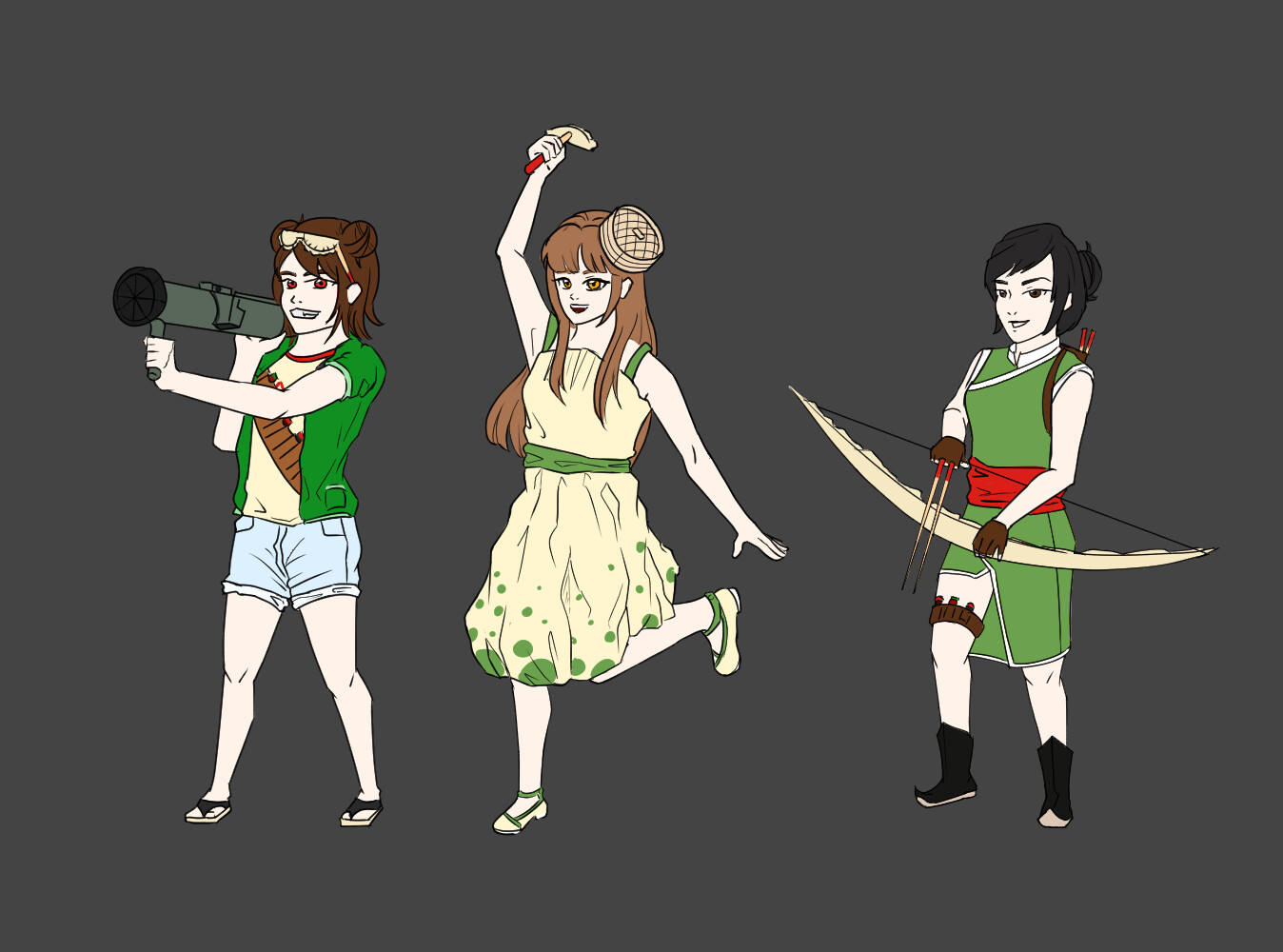 ArtStation - Dumpling Girl (Concept Character Design)