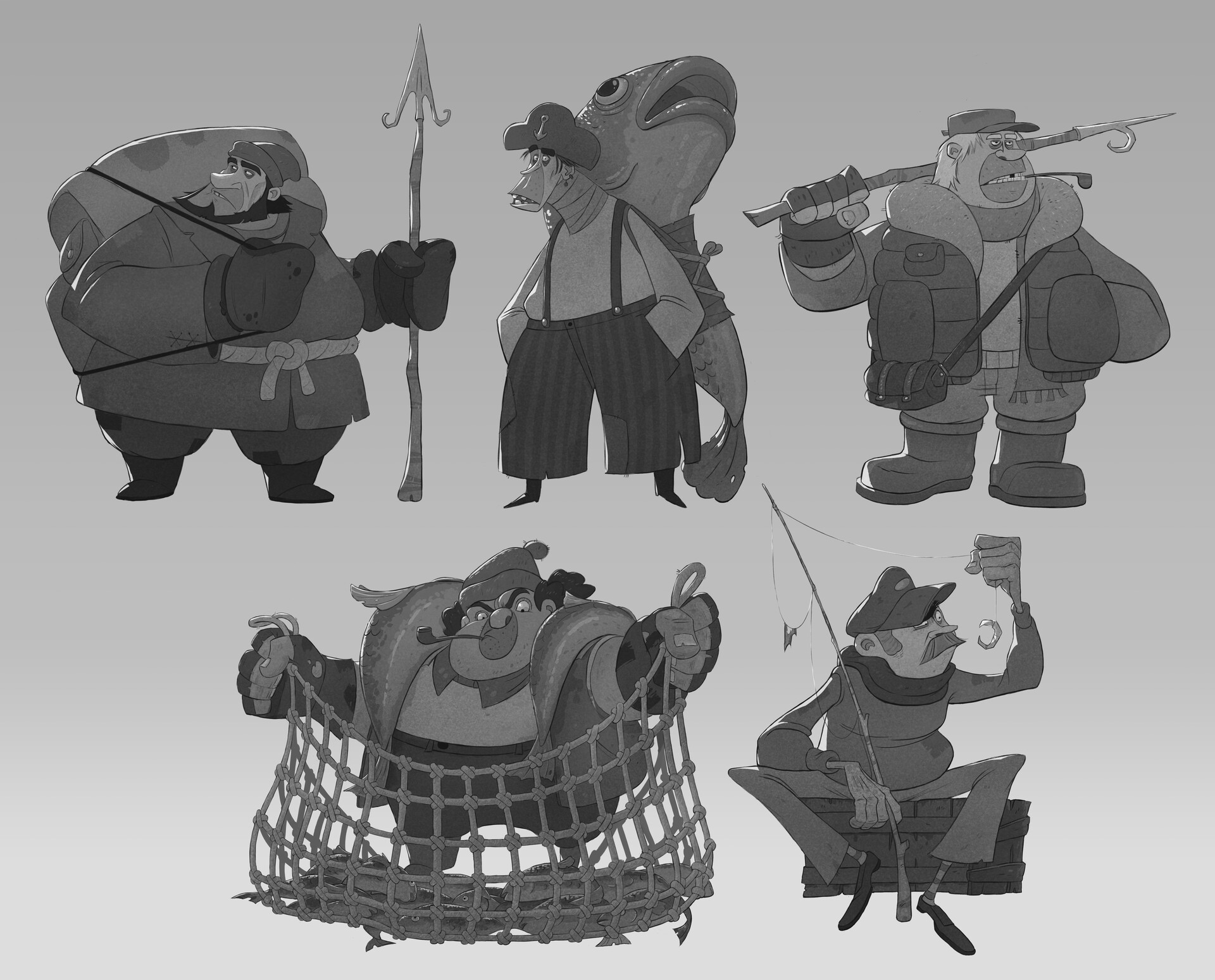 ArtStation - Fishermen