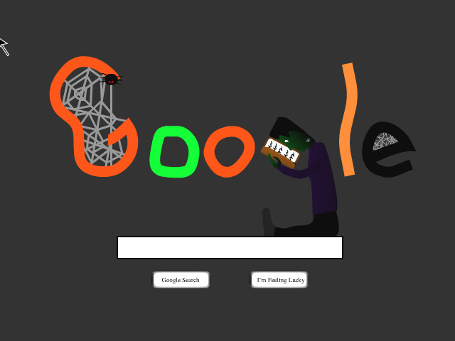 ArtStation - Halloween Google Doodle